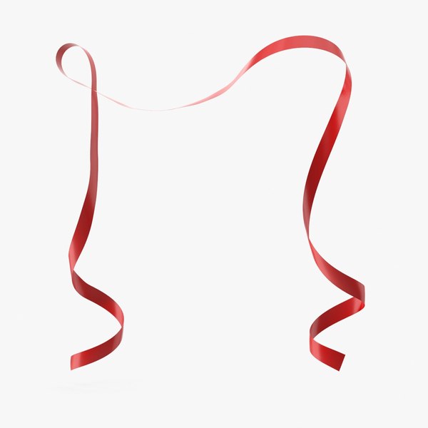 3d model ribbon untied