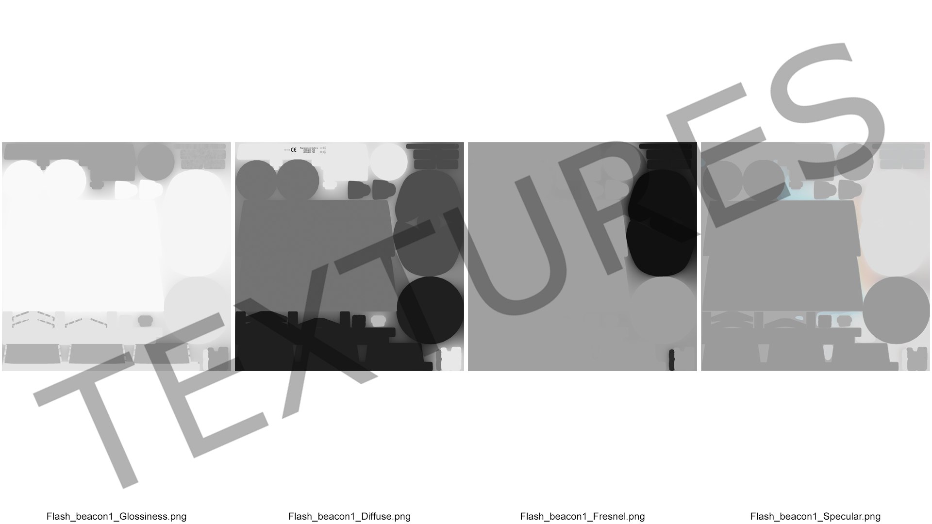 3D Flashing Rotating Beacon Transparent - TurboSquid 1874735