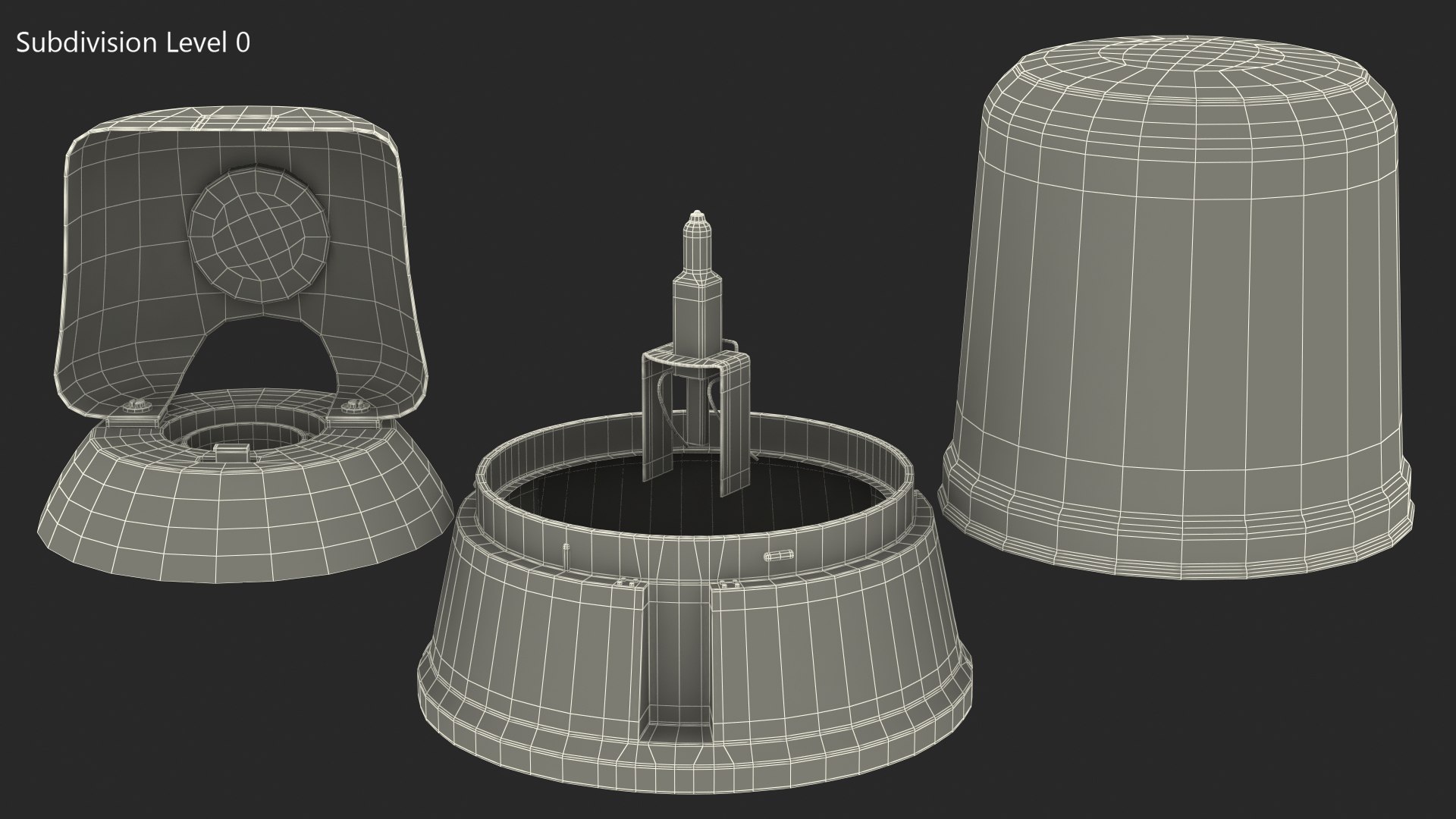 3D Flashing Rotating Beacon Transparent - TurboSquid 1874735
