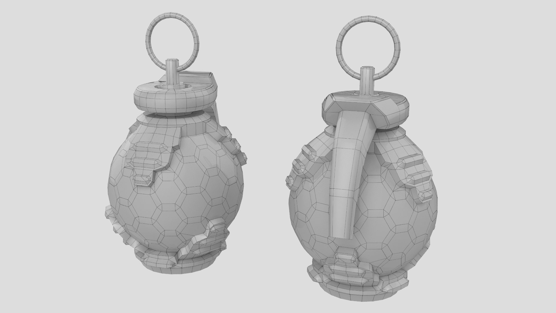 3D Spherical Scifi Grenade PBR - TurboSquid 1778052