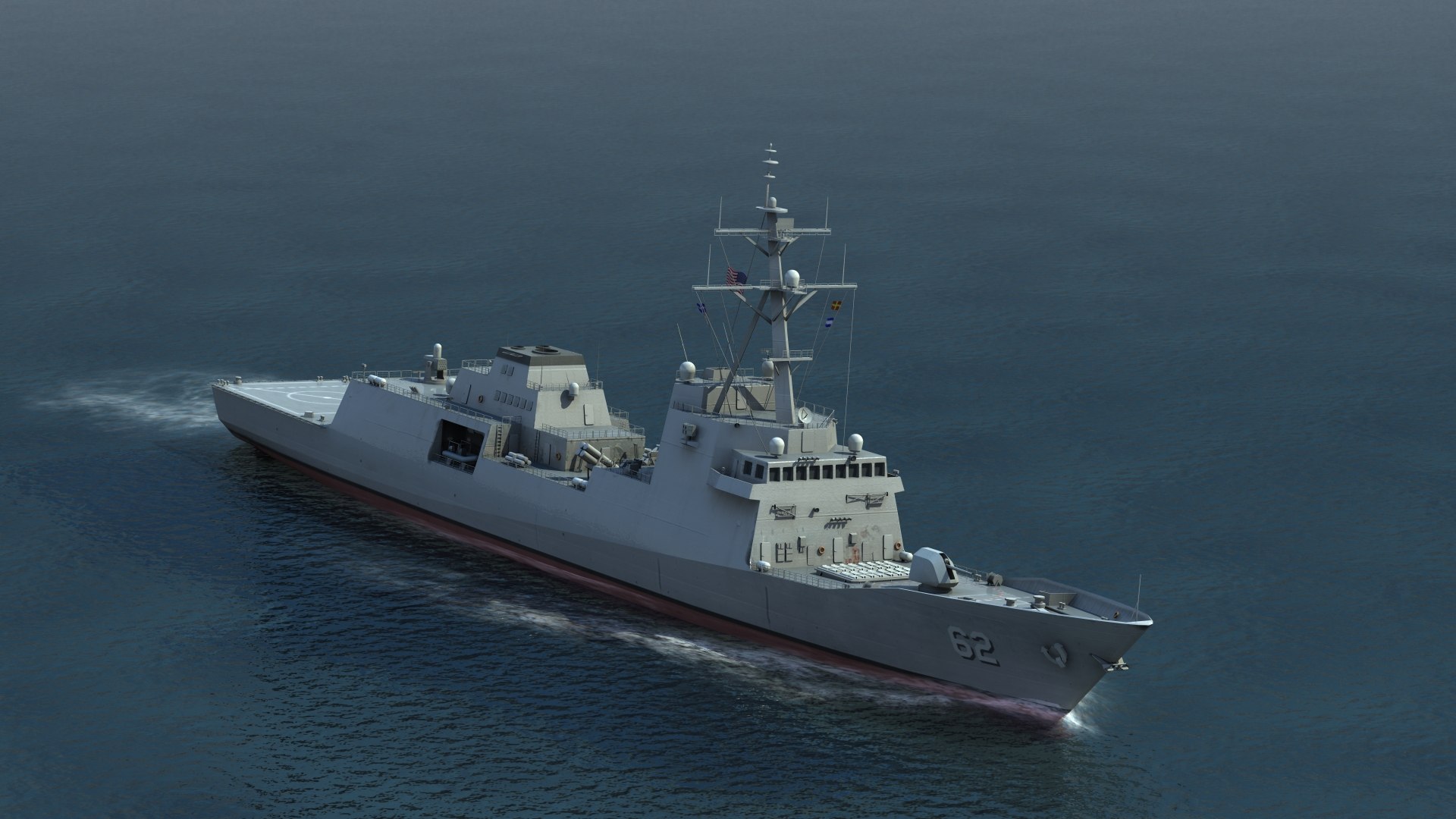 FFG-62 USS Constellation Model - TurboSquid 1757880