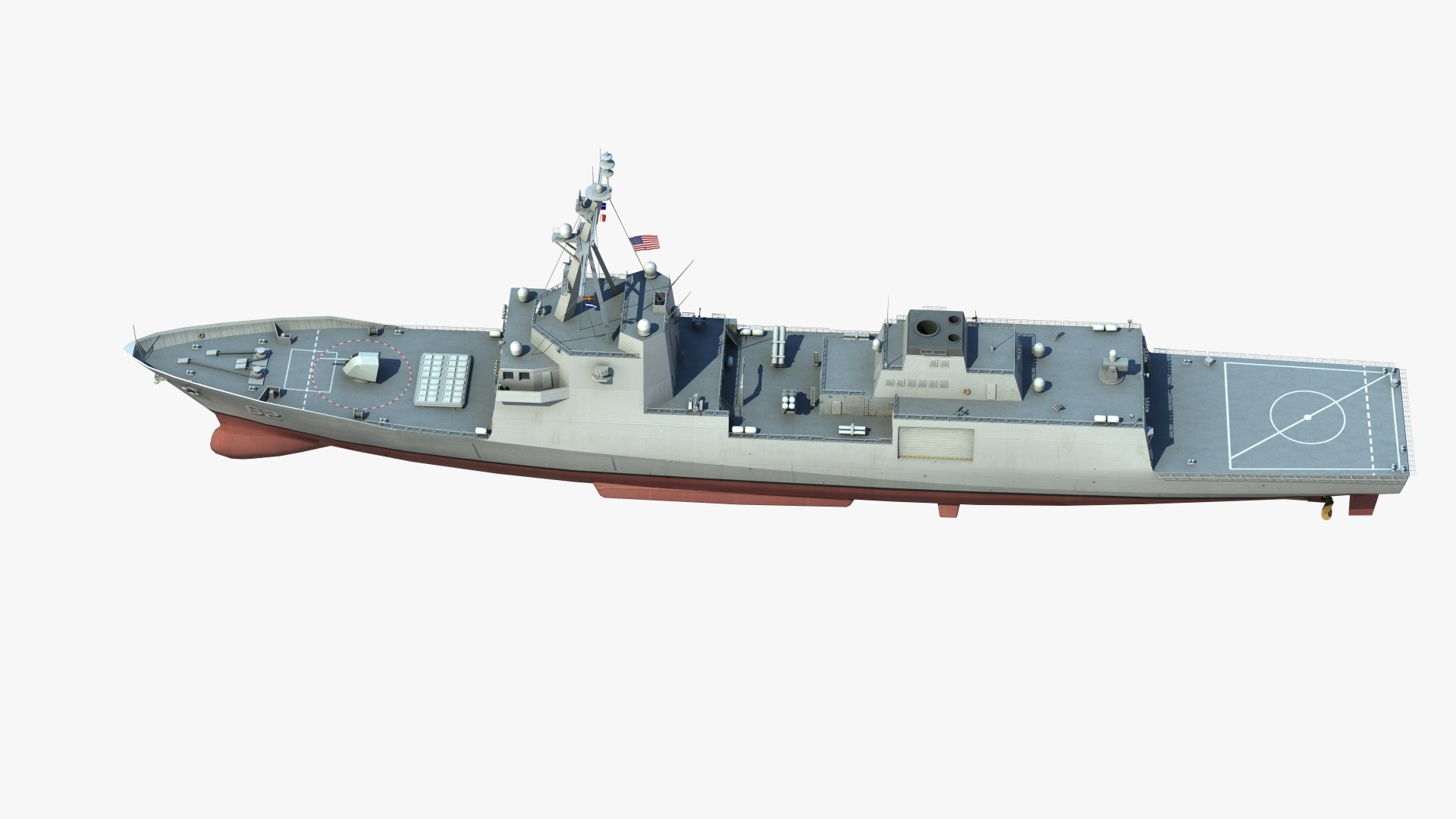 FFG-62 USS Constellation model - TurboSquid 1757880