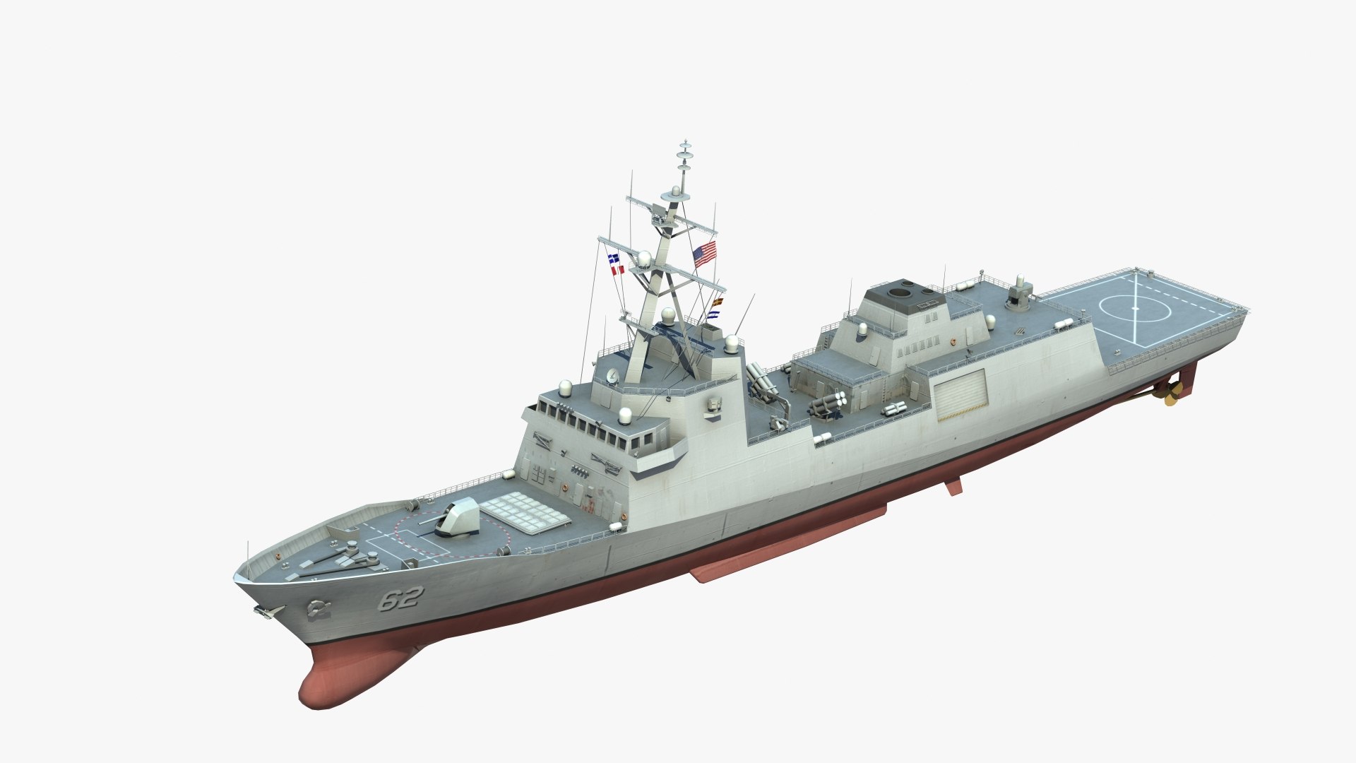 FFG-62 USS Constellation model - TurboSquid 1757880