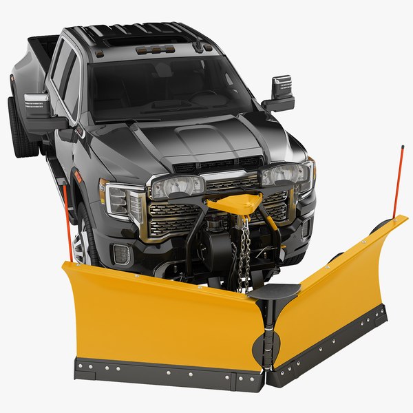 3D GMC SIERRA HD DENALI 2020 Snow Plow Truck 04 - TurboSquid 2042418