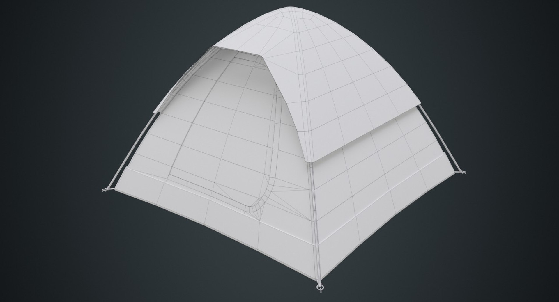 3D Camping Tent 2a Model - TurboSquid 1313647