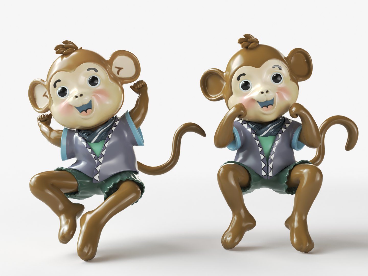 Monkey 3D Model - TurboSquid 2119975