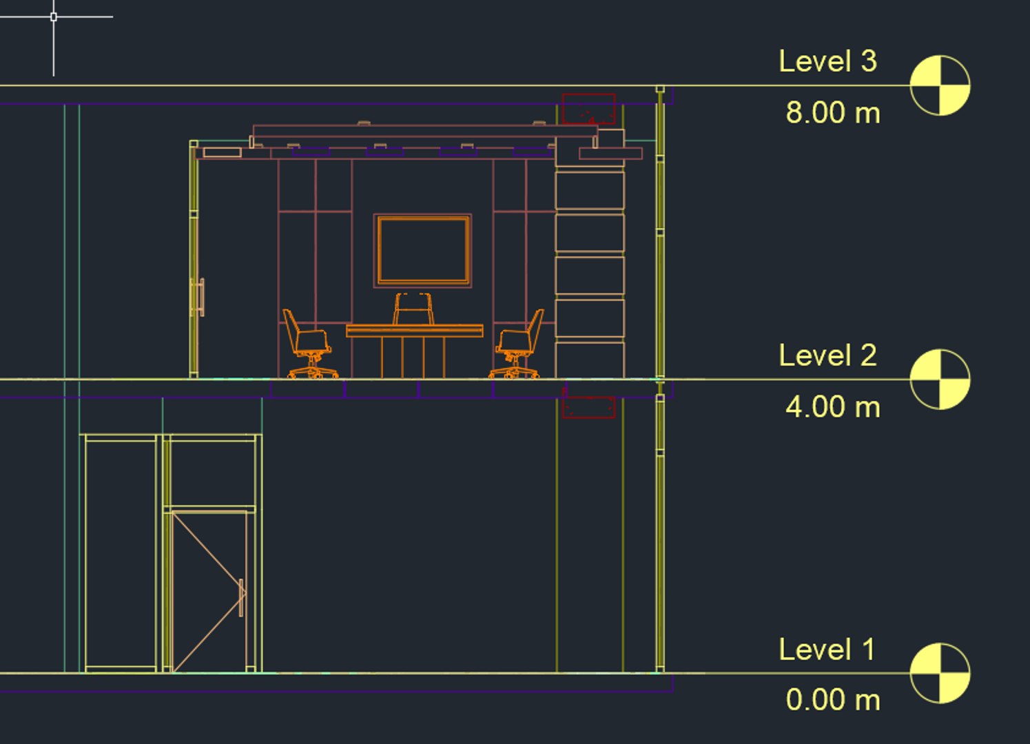 Revit Designed Meeting Room 3D Model - TurboSquid 1415396