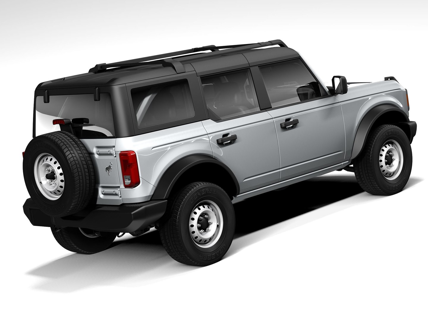 Ford Bronco Base 4-door 2021 Model - TurboSquid 2221993