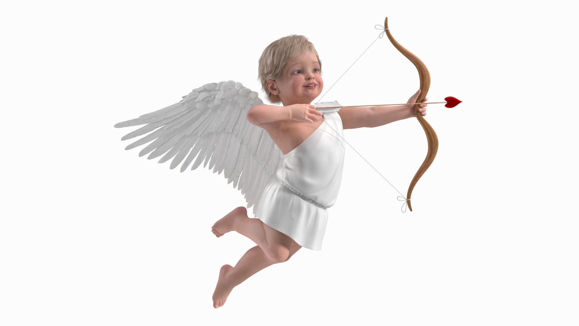 Boy Cupid Flying 3D Model - TurboSquid 2304584