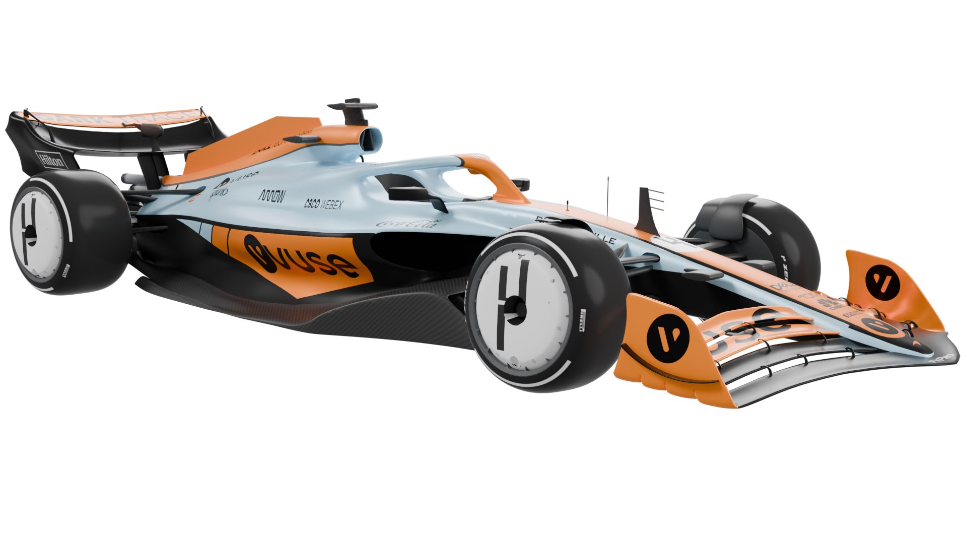 Gulf Mclaren F1 2022 3D Model - TurboSquid 2405630