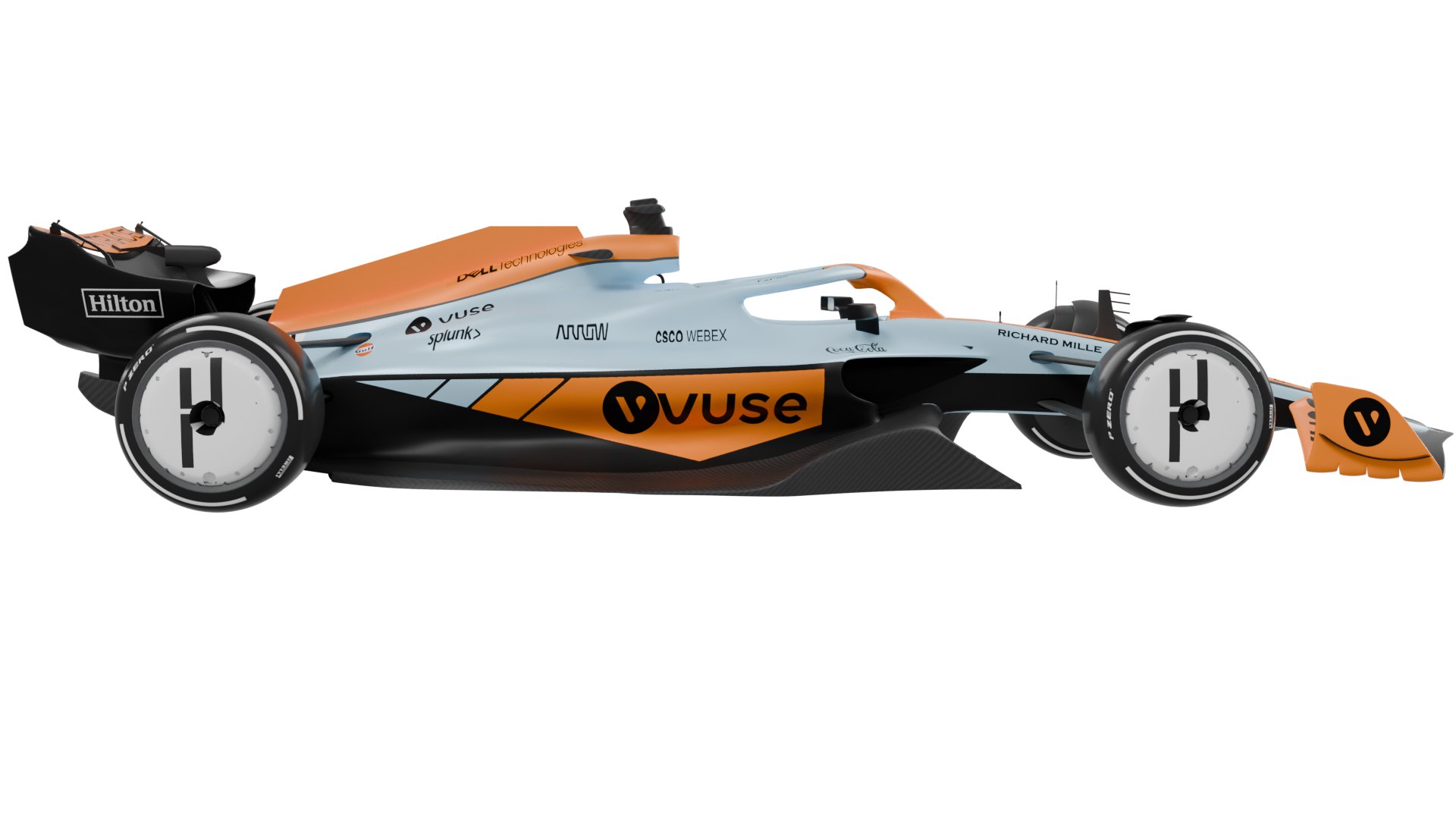 Gulf Mclaren F1 2022 3D Model - TurboSquid 2405630