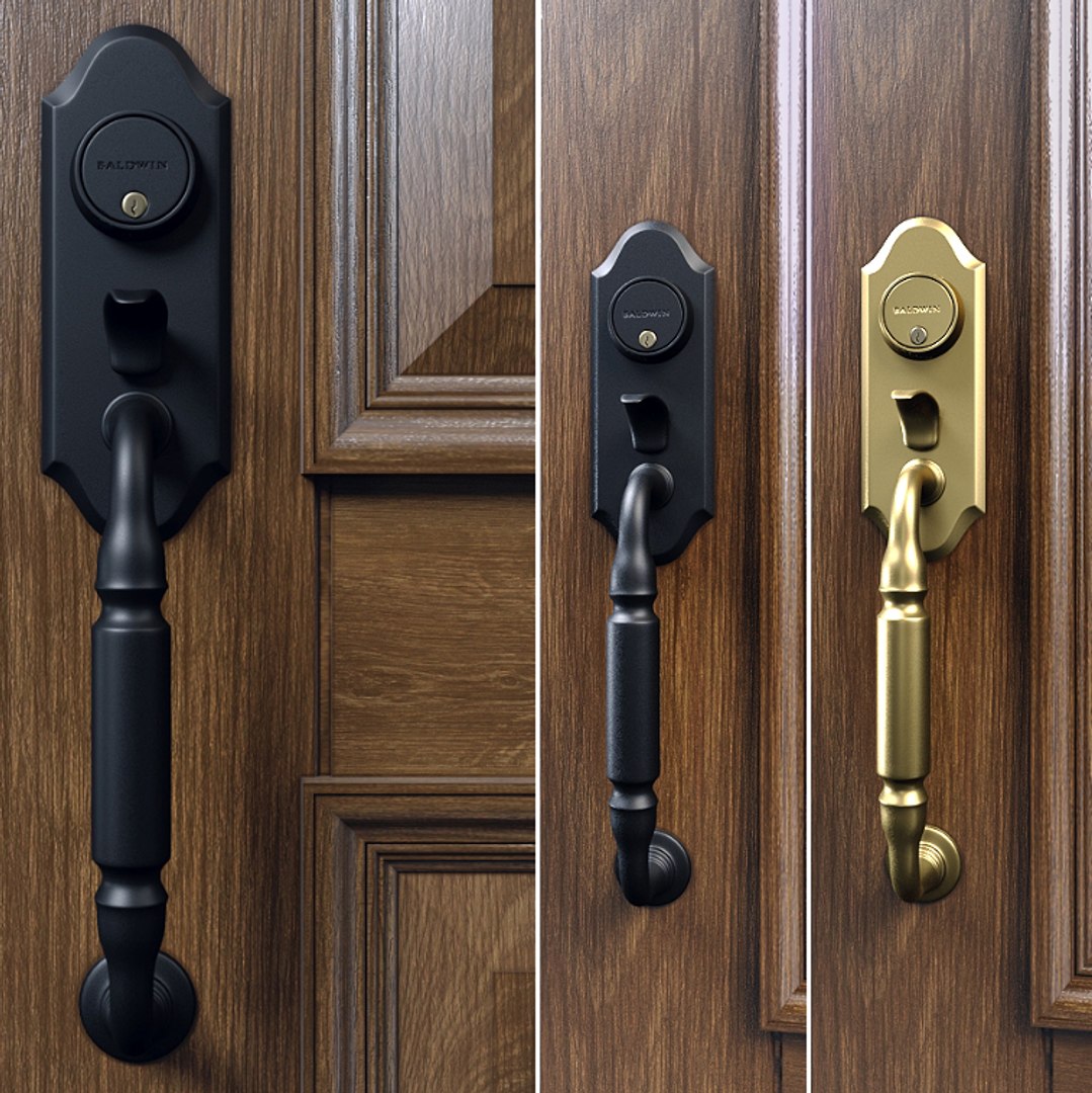 3D Ashton Two-point Lock Handleset Model - TurboSquid 1627502