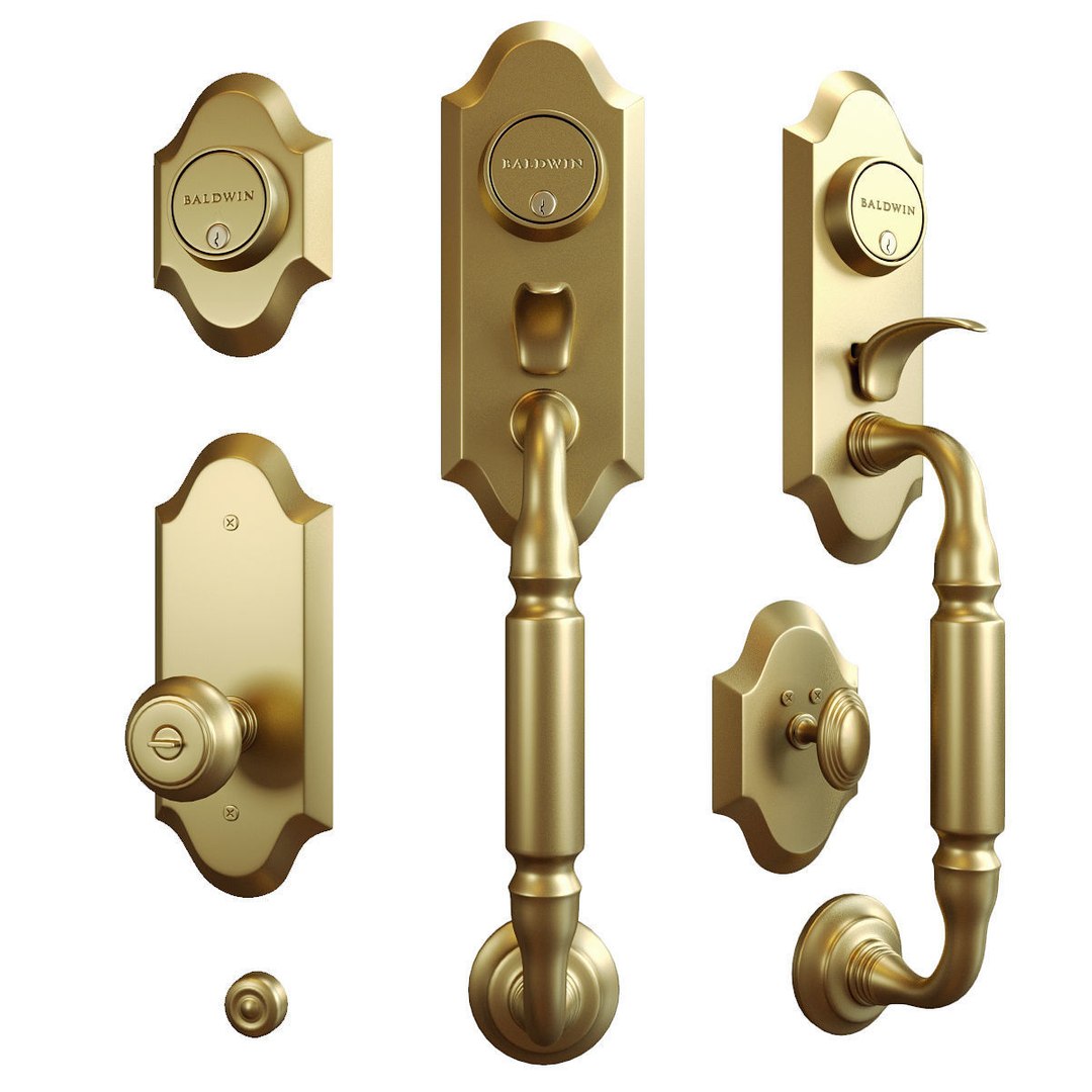 3D Ashton Two-point Lock Handleset Model - TurboSquid 1627502