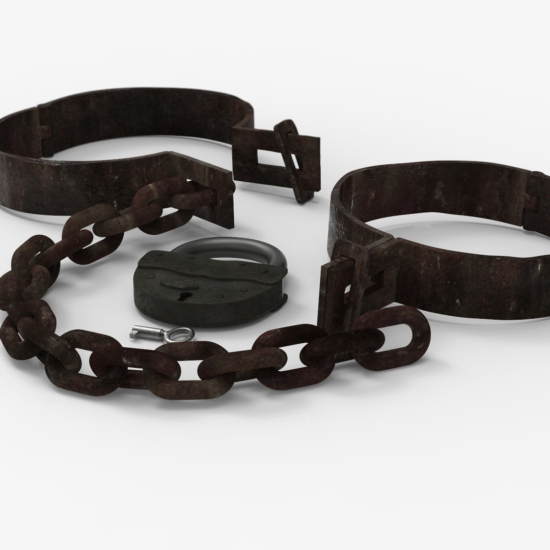3D Old Shackles Foot Cuff Model - TurboSquid 1216605