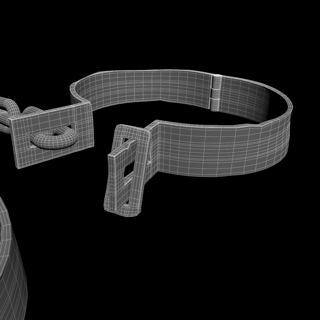 3D Old Shackles Foot Cuff Model - TurboSquid 1216605