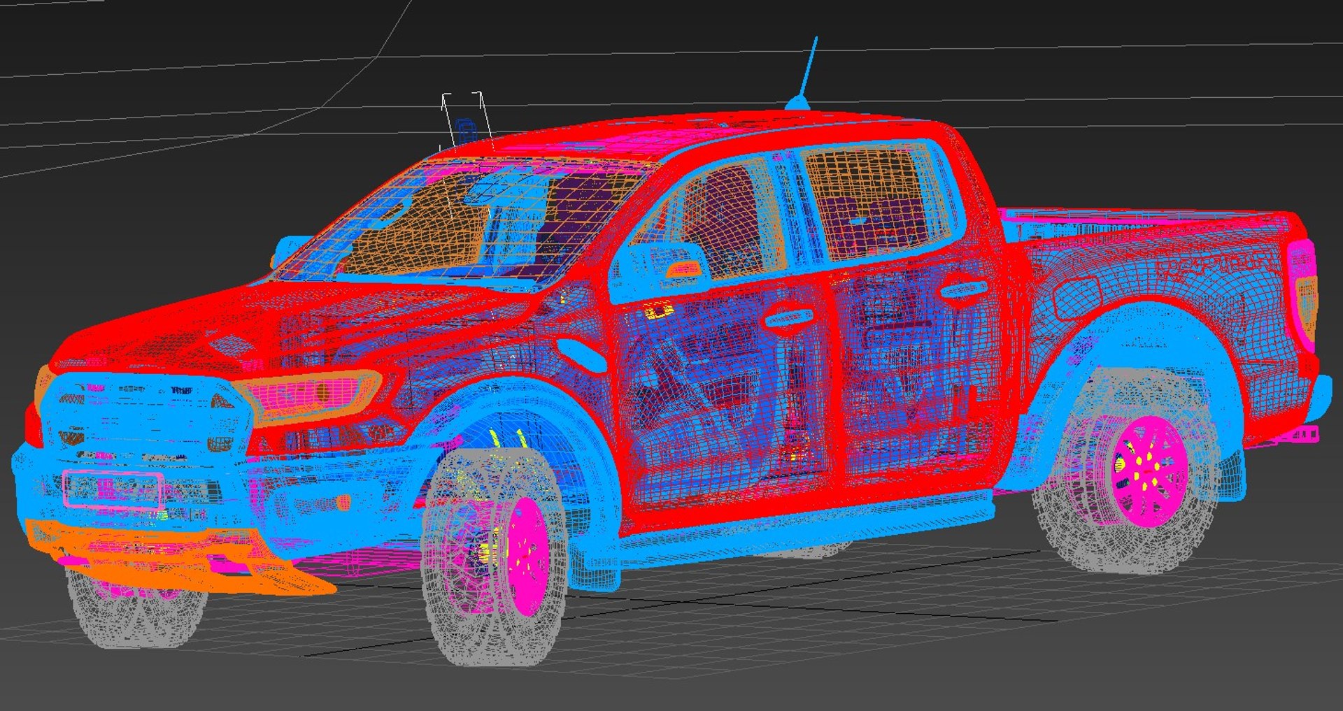 Ranger raptor 2019 model - TurboSquid 1435656