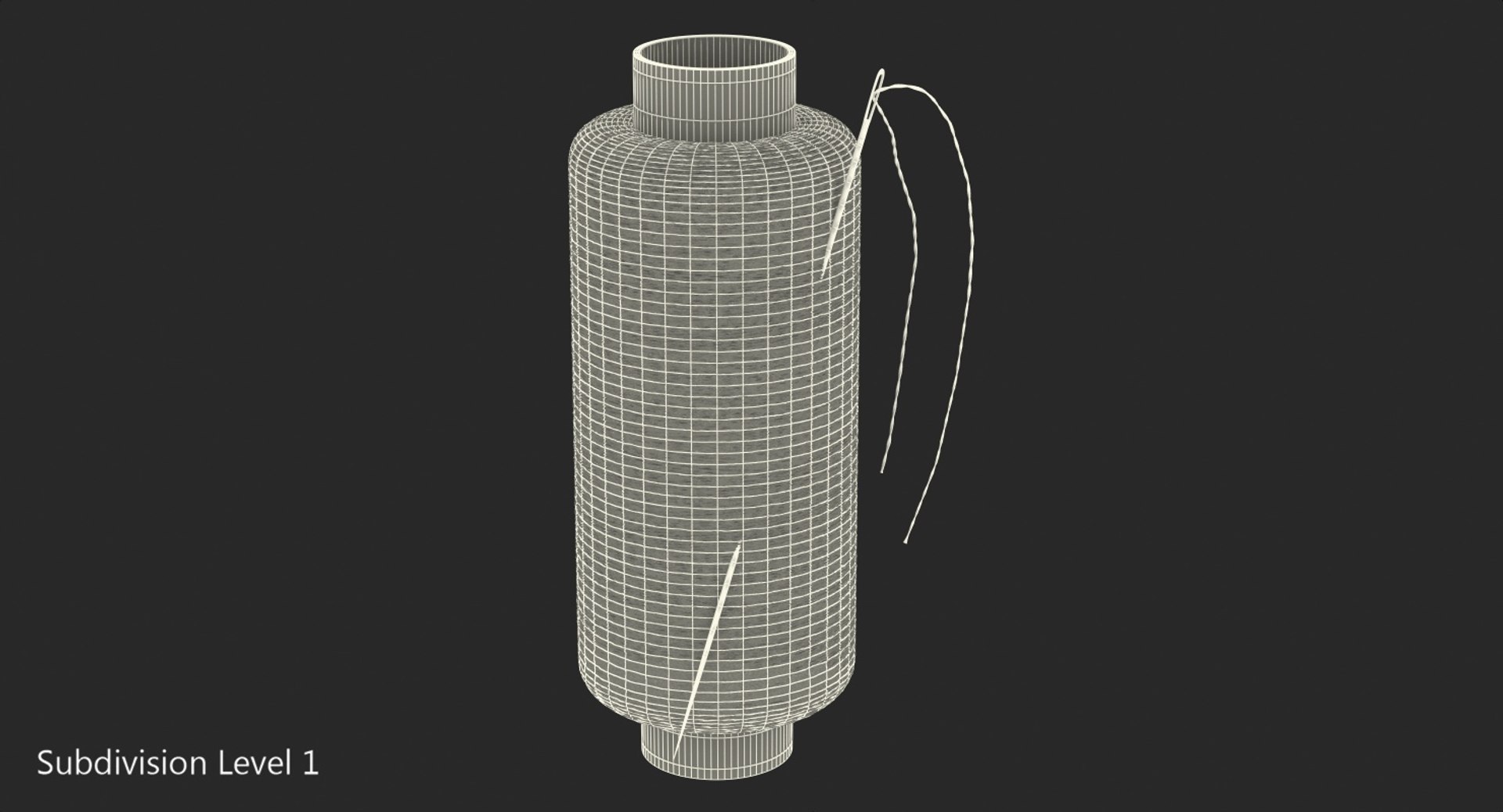 3D model small sewing thread needle - TurboSquid 1407590