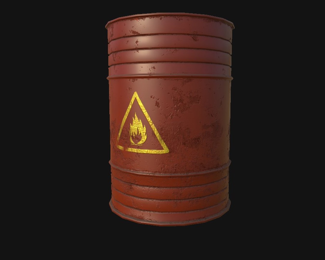 3D Metal Barrel Model - TurboSquid 1237062