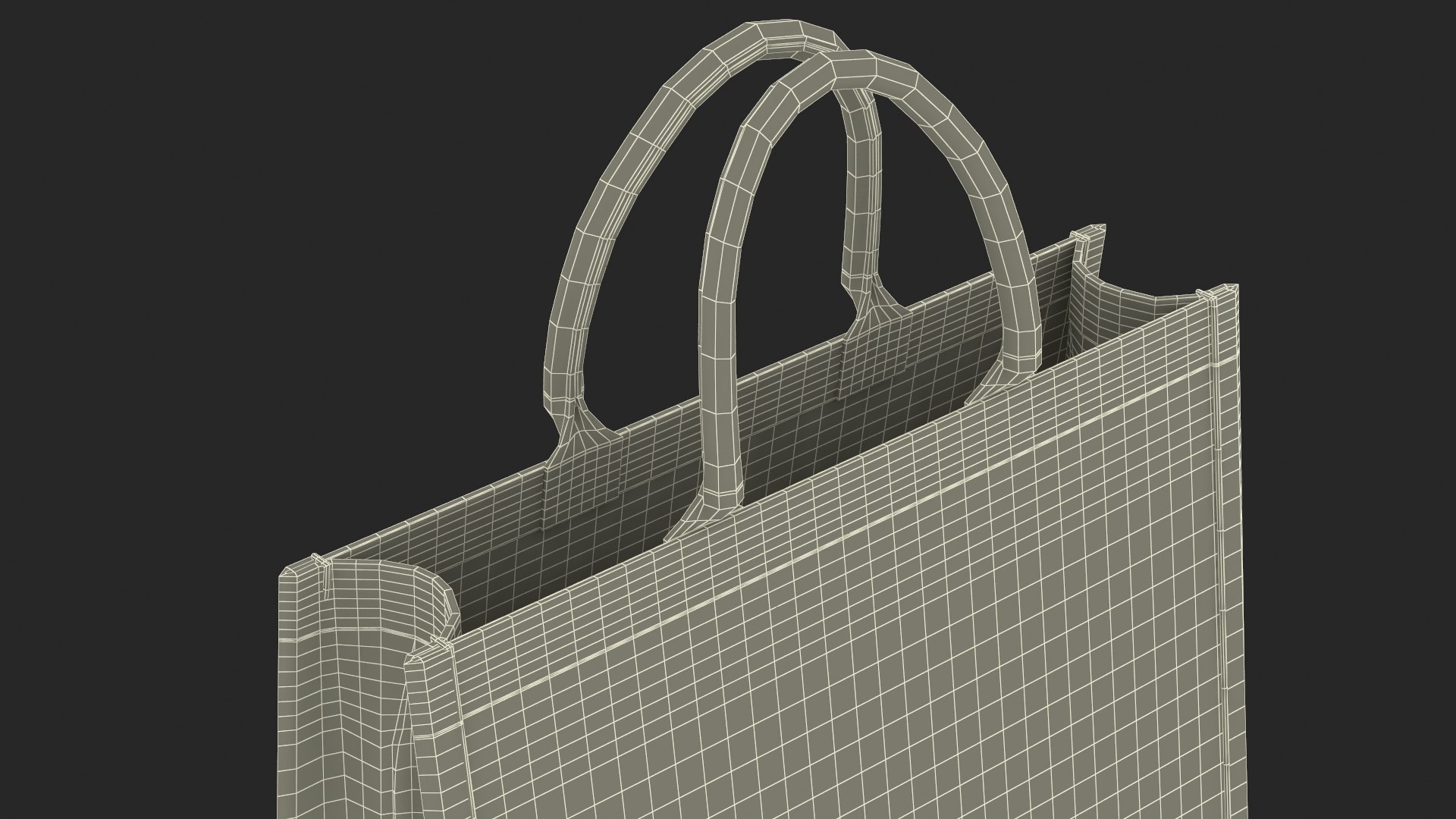 Embroidery Book Tote Bag Blue 3D Model - TurboSquid 2093205