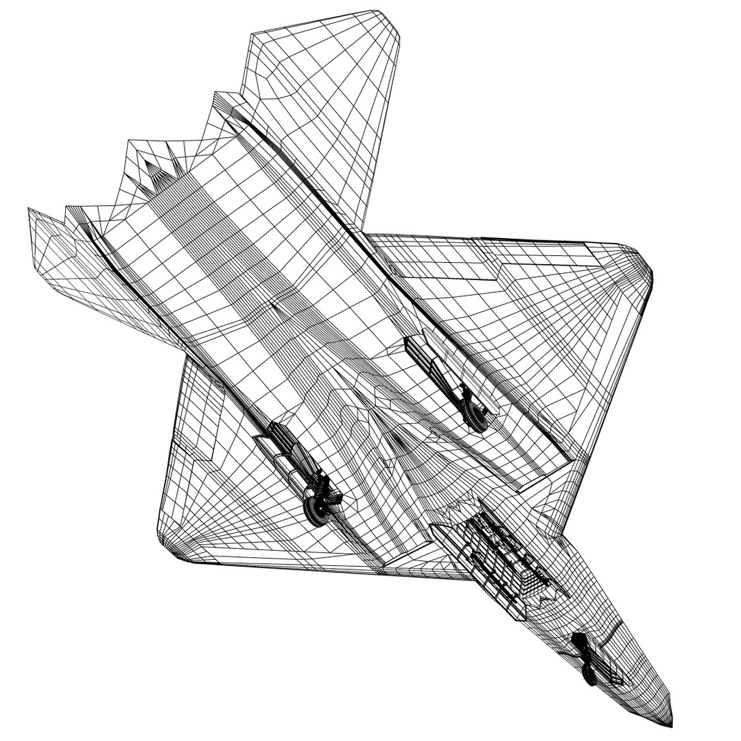 3ds Max Northrop Yf-23 Black Widow