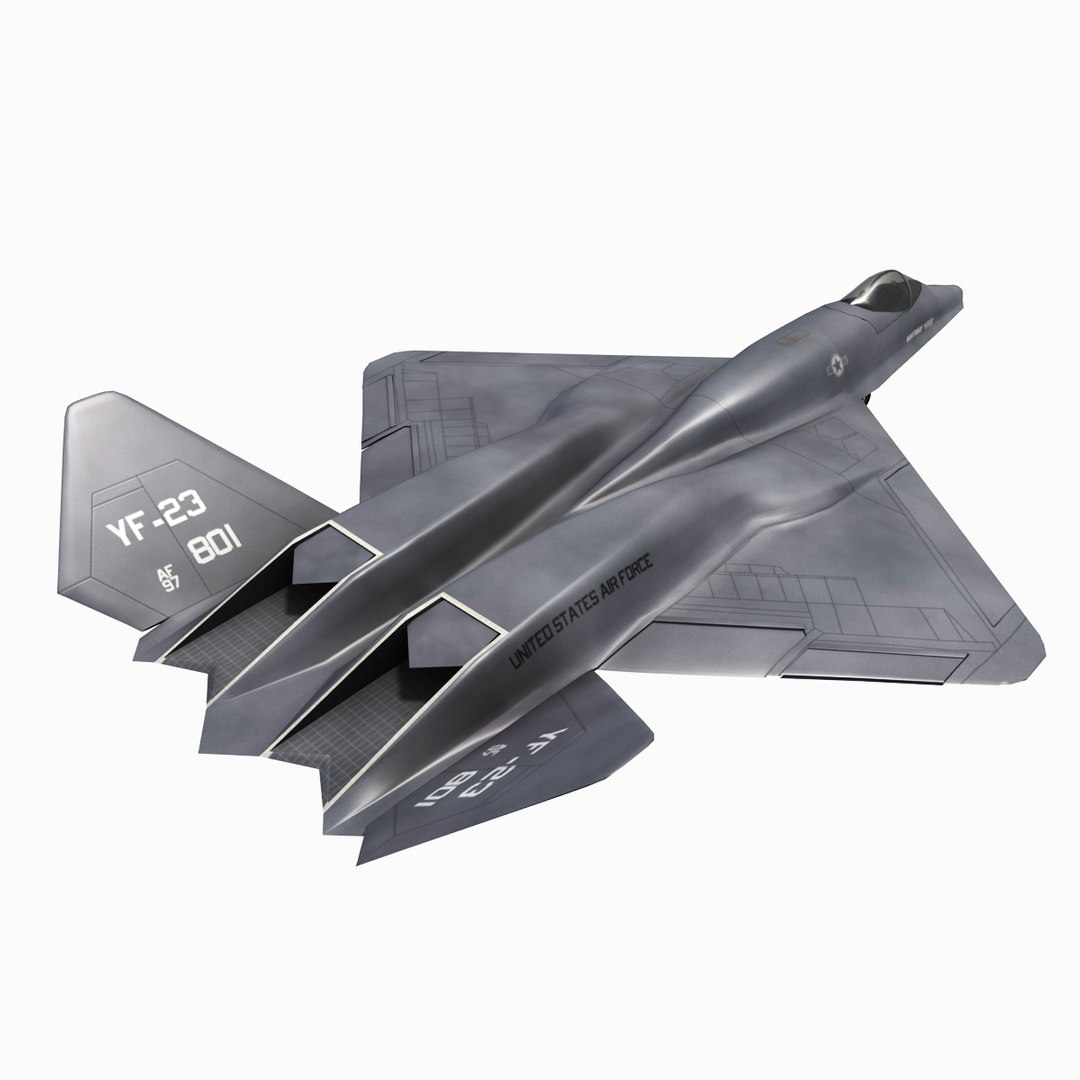 3ds Max Northrop Yf-23 Black Widow