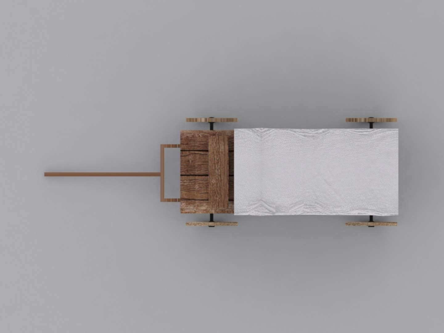 3d Model Wild West Wagon