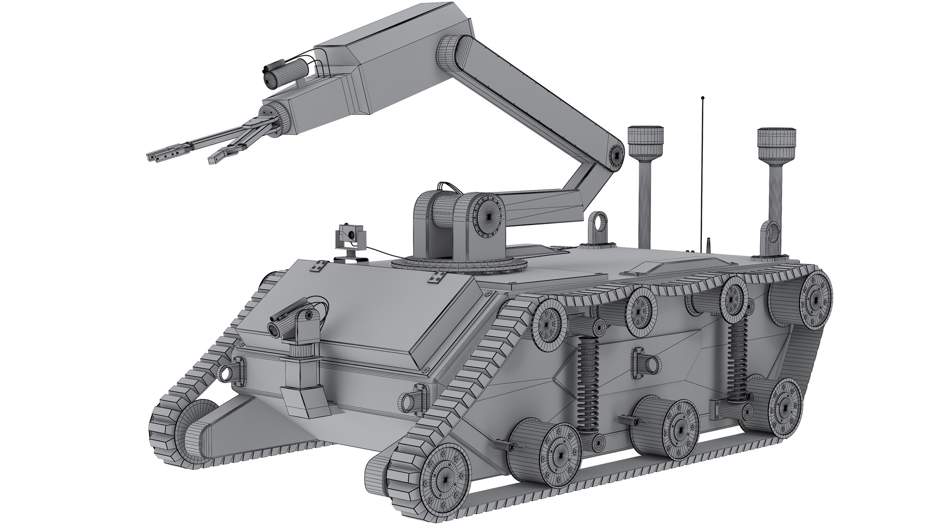 3D Smart Military Robot Model - TurboSquid 2275950