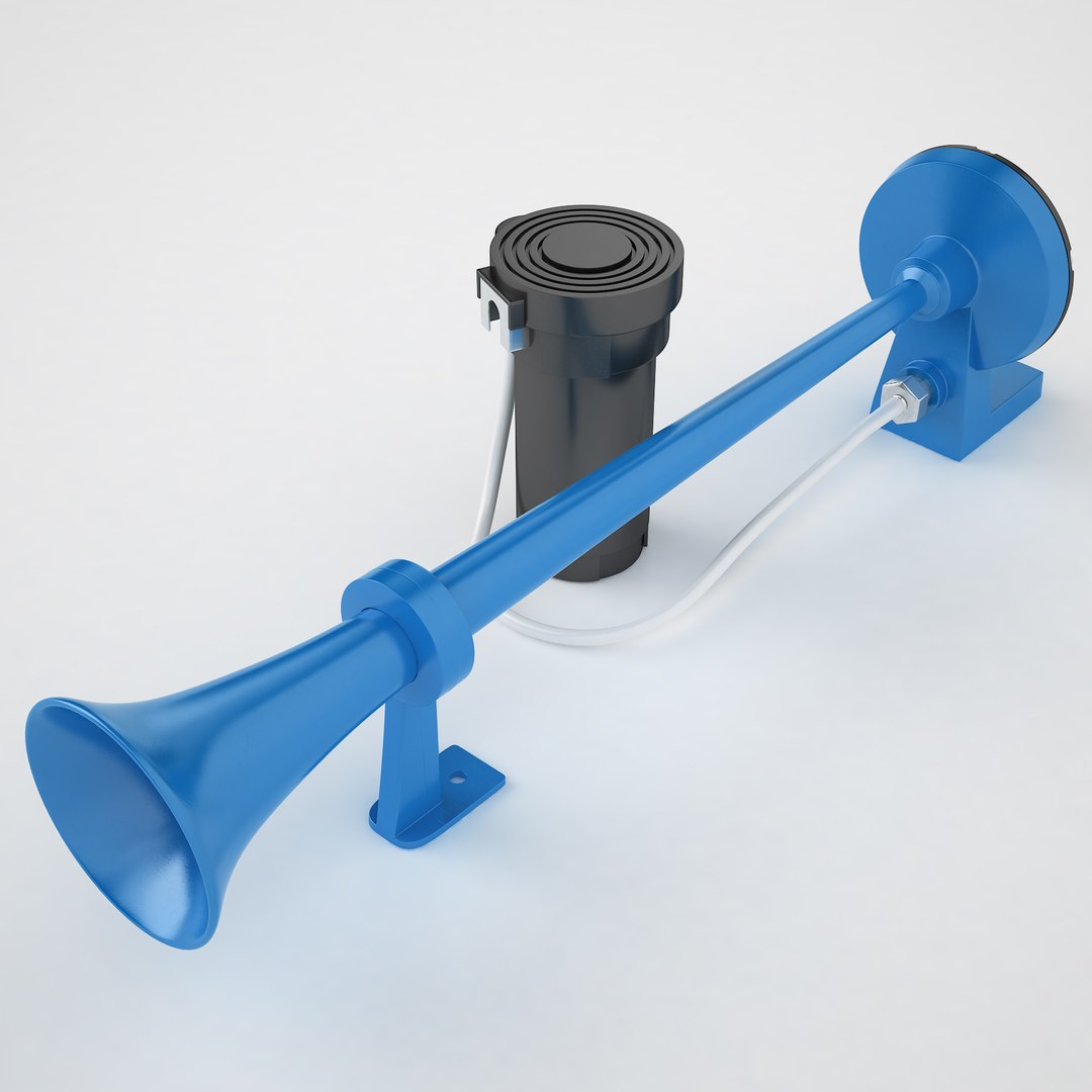 Air Train Horn 02 model - TurboSquid 2075619