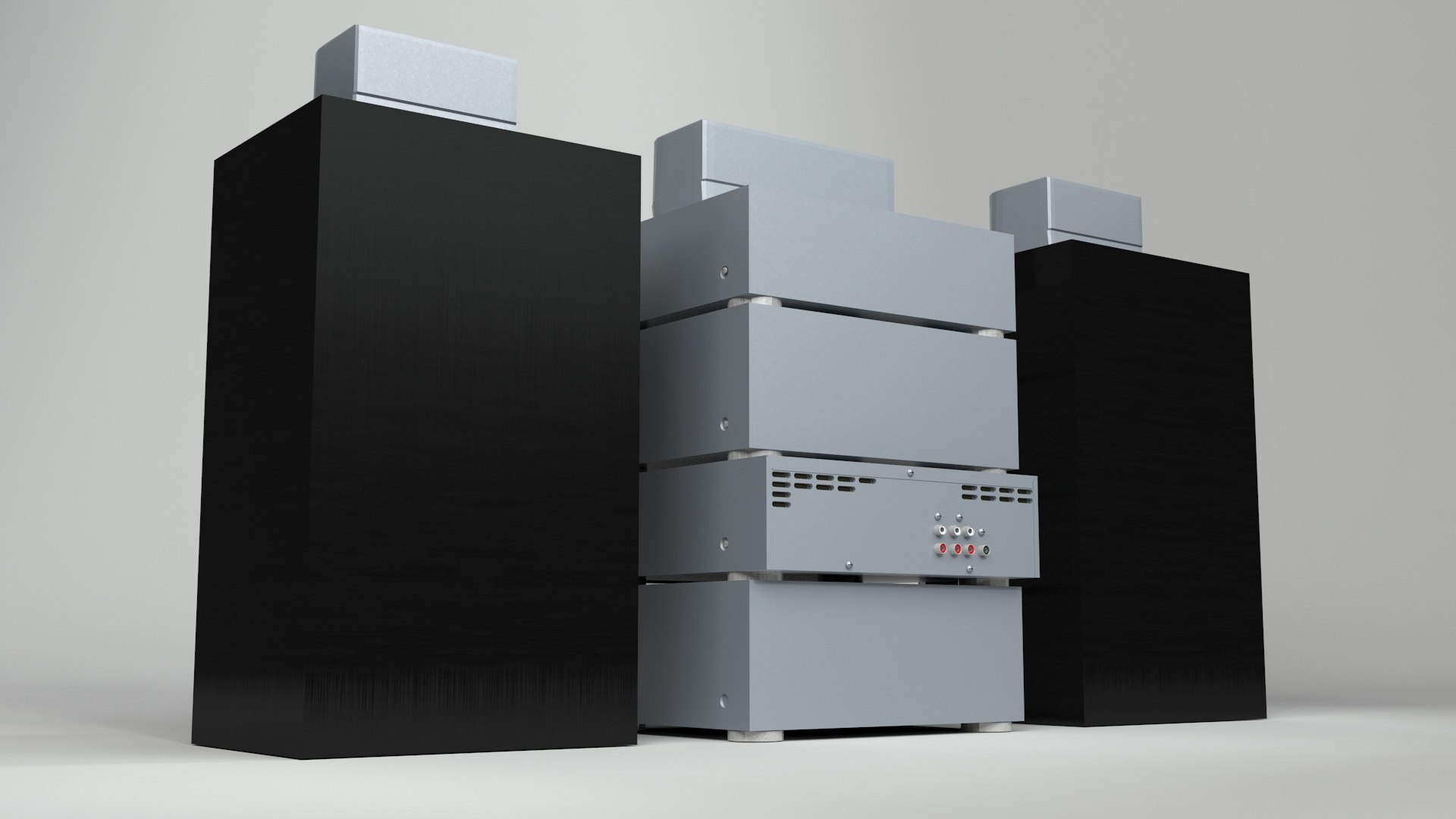 Technics DV290 Home Audio System 3D - TurboSquid 1738699