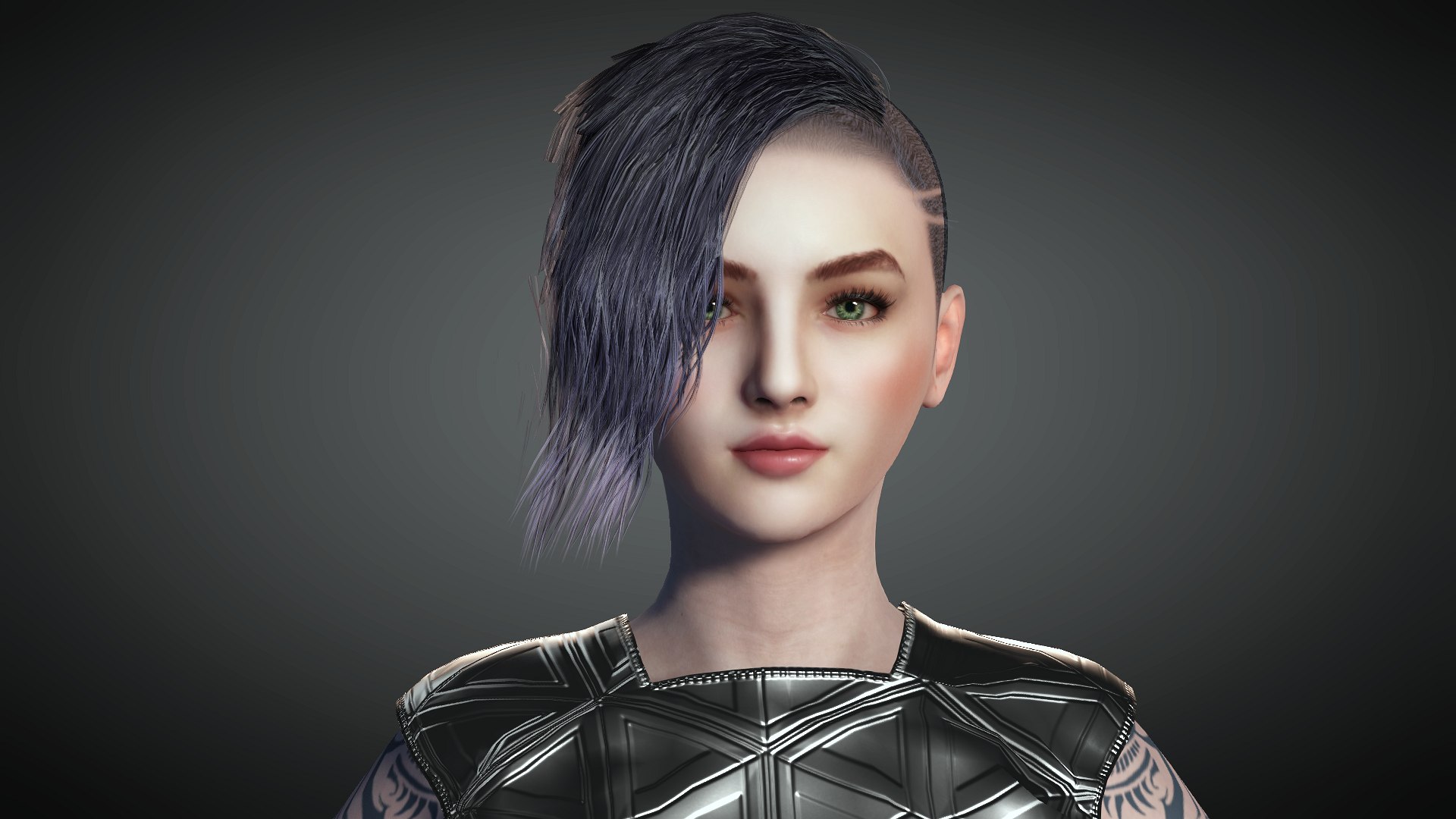Cyber Punk Female Character 12 3D Model - TurboSquid 1888530