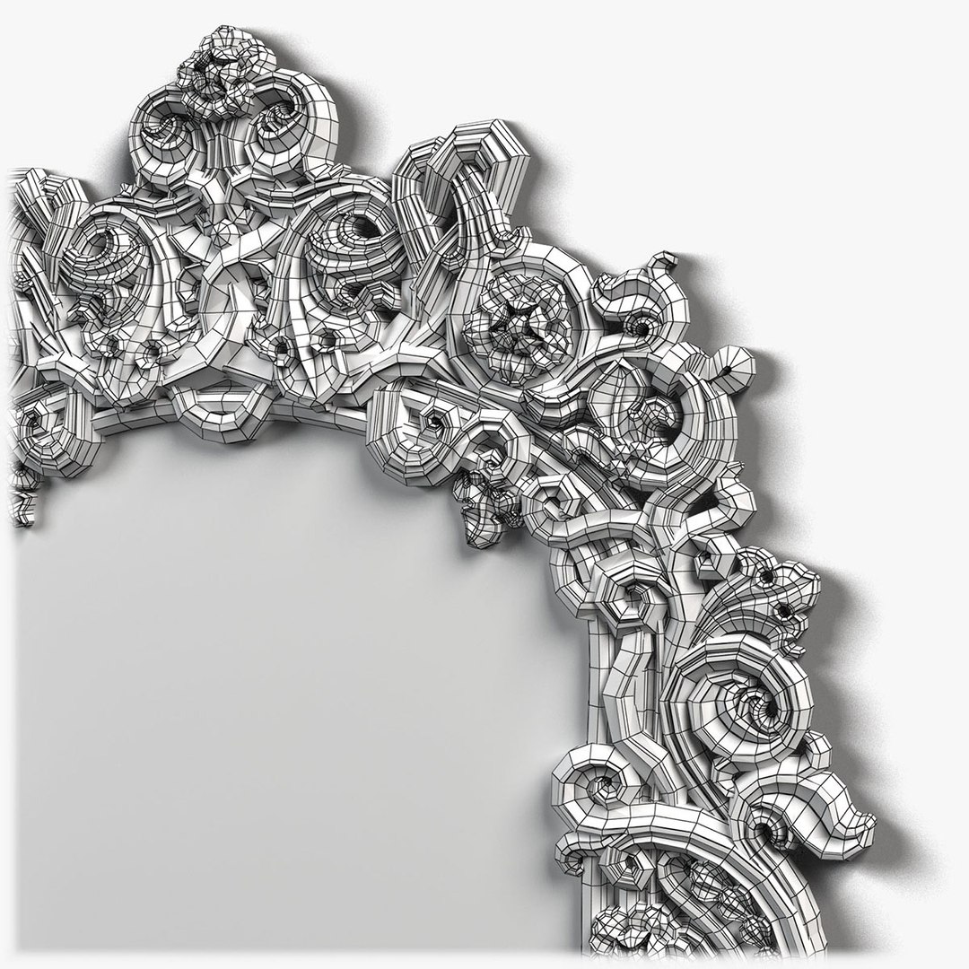 Art 2 Mirror Frame 3d Max