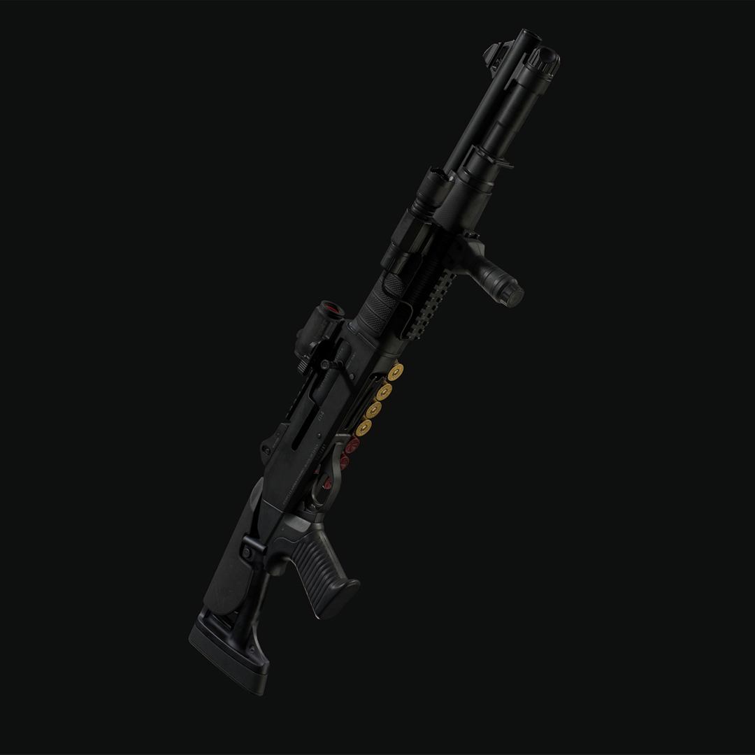 Benelli m1014 short model - TurboSquid 1649569