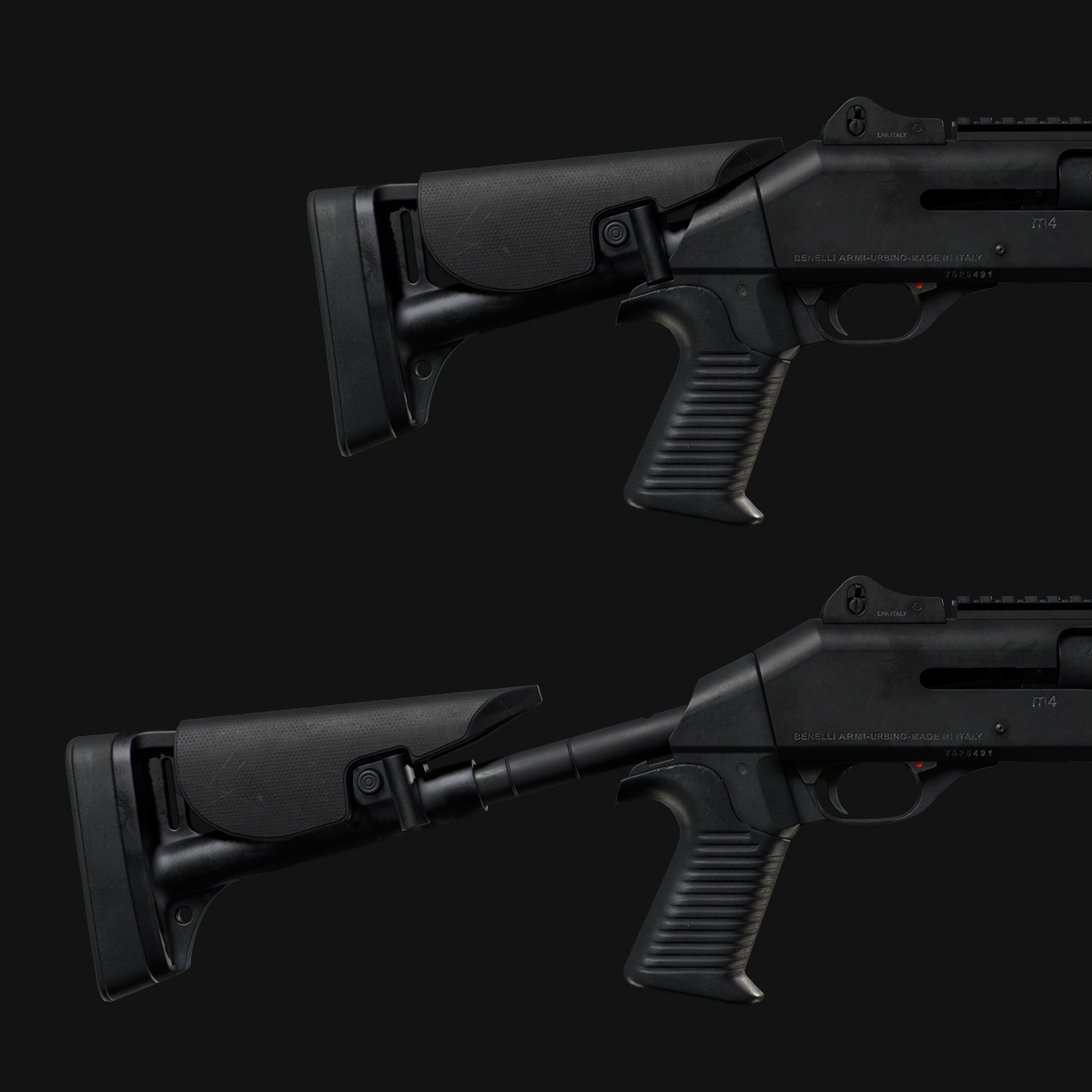 Benelli m1014 short model - TurboSquid 1649569