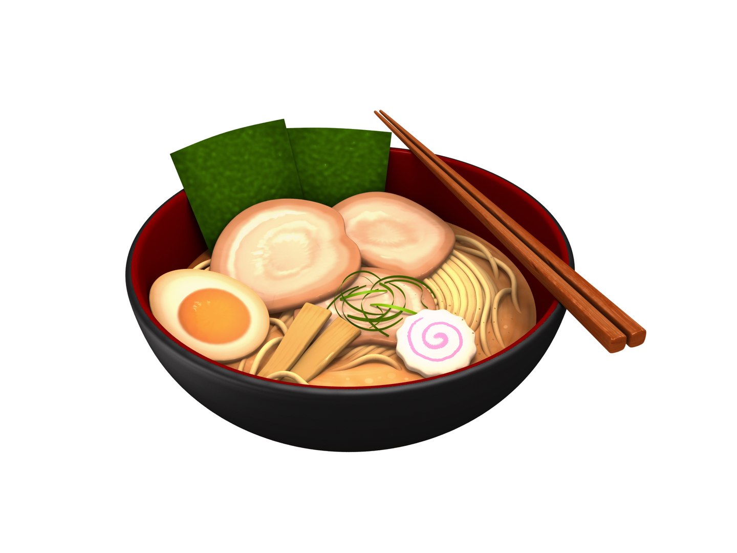 Cartoon Food Pack 2 Model - TurboSquid 1413039