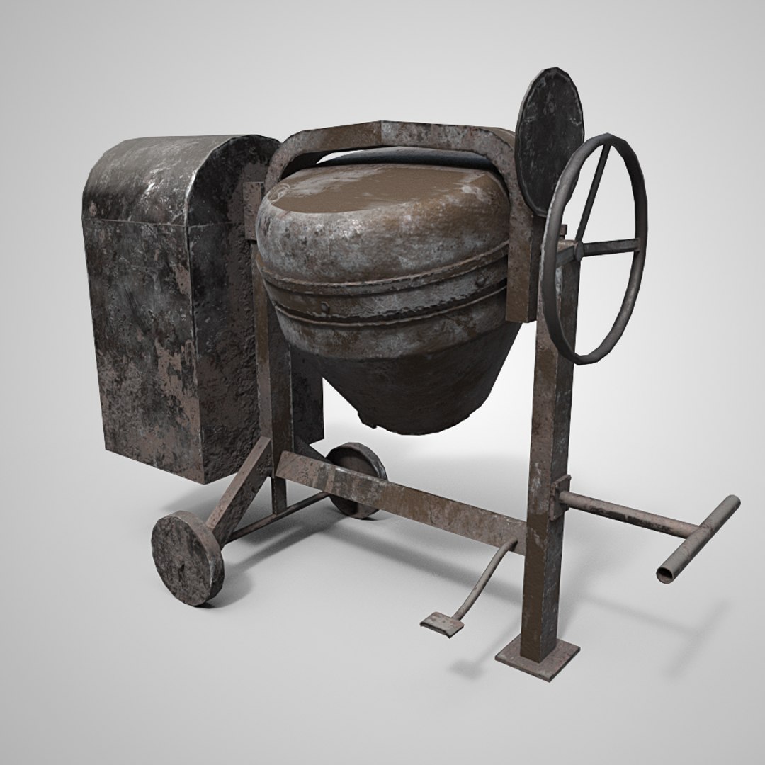 Concrete Mixer 3D Model - TurboSquid 1190378