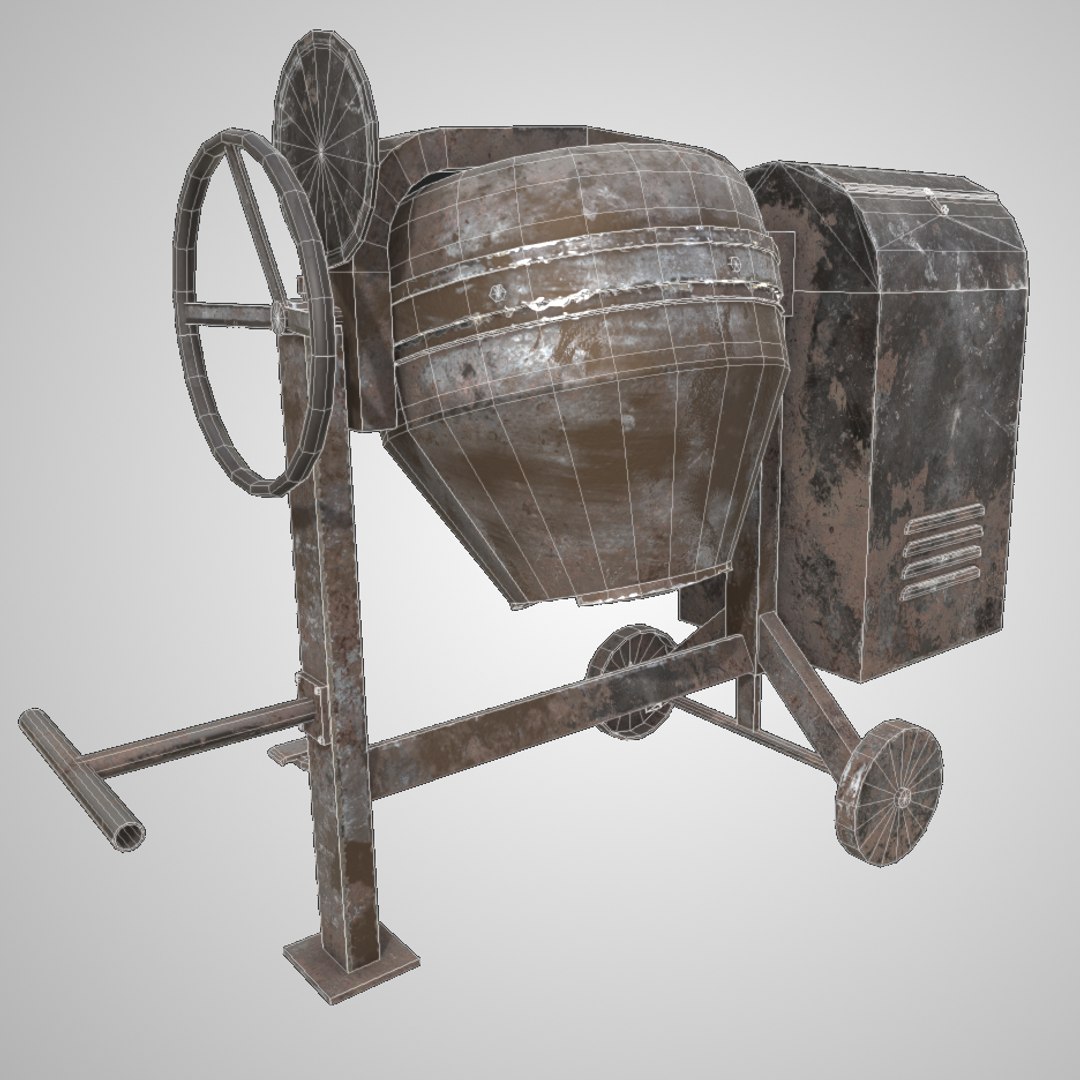 Concrete Mixer 3D Model - TurboSquid 1190378