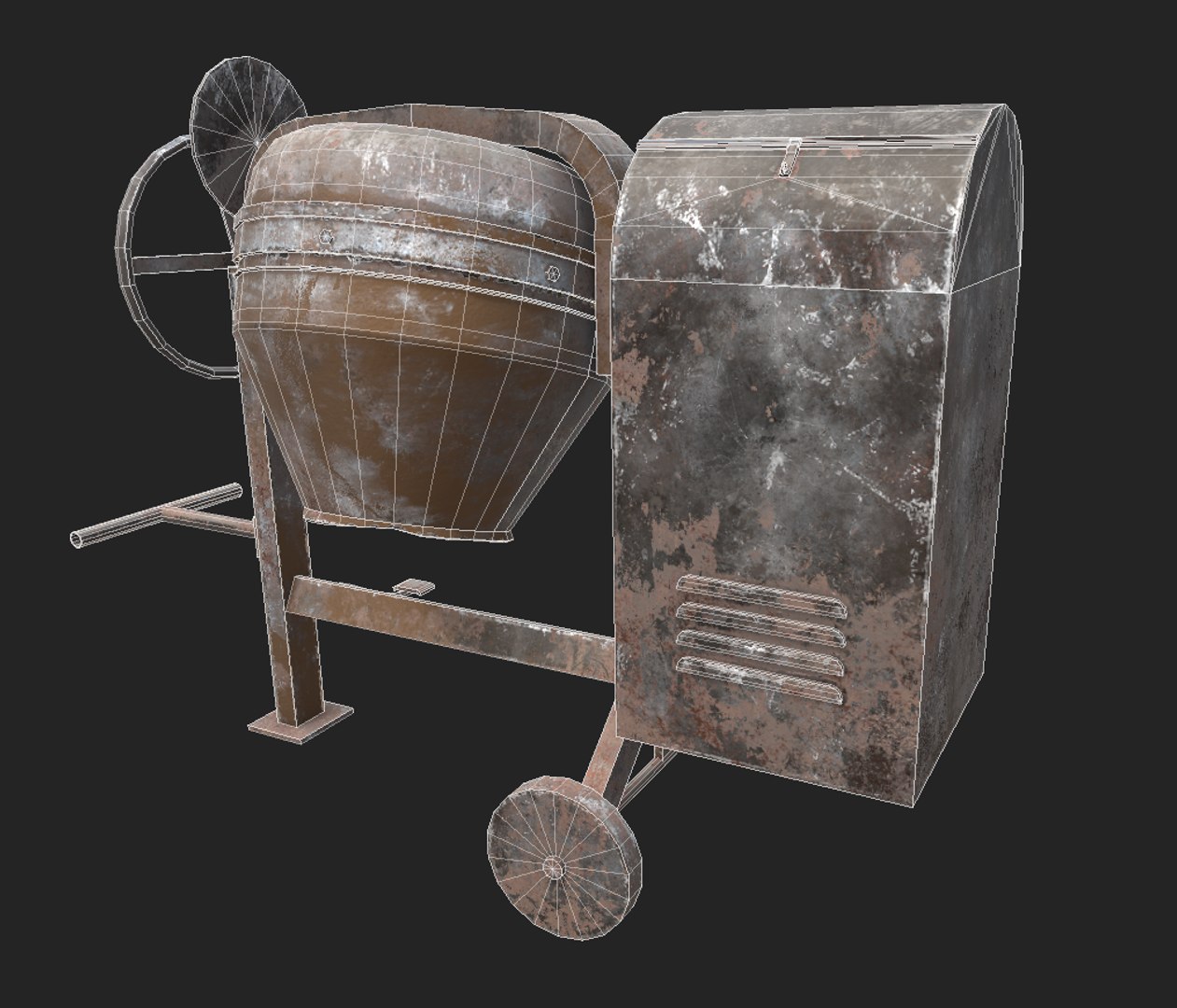 Concrete Mixer 3D Model - TurboSquid 1190378