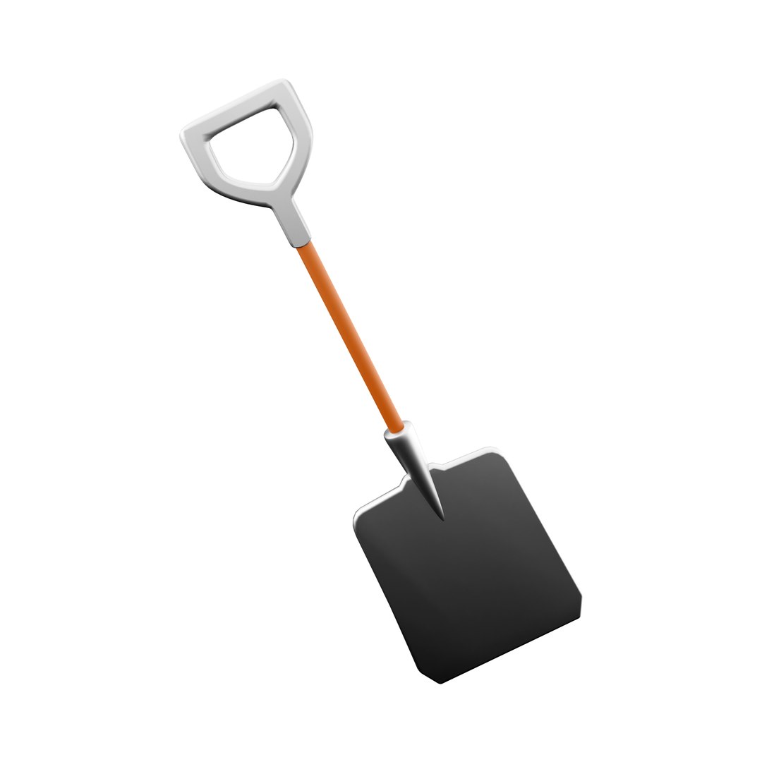3d Spade Icon 3D Model - TurboSquid 2045238