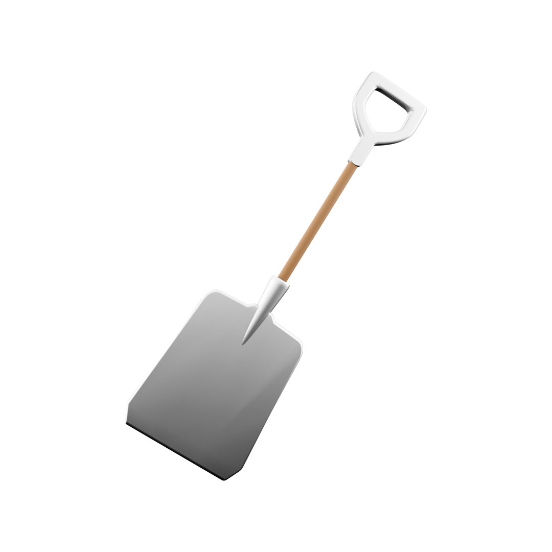 3d Spade Icon 3D Model - TurboSquid 2045238