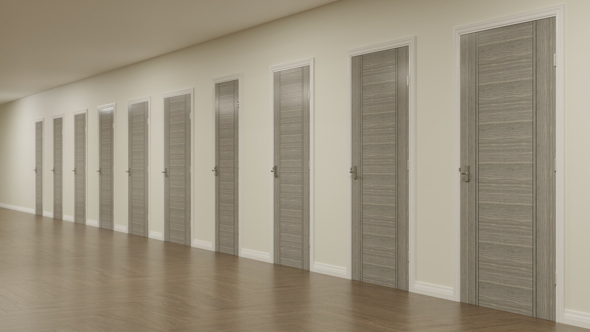 Seattle Interior Door Set 3D Model - TurboSquid 2019013