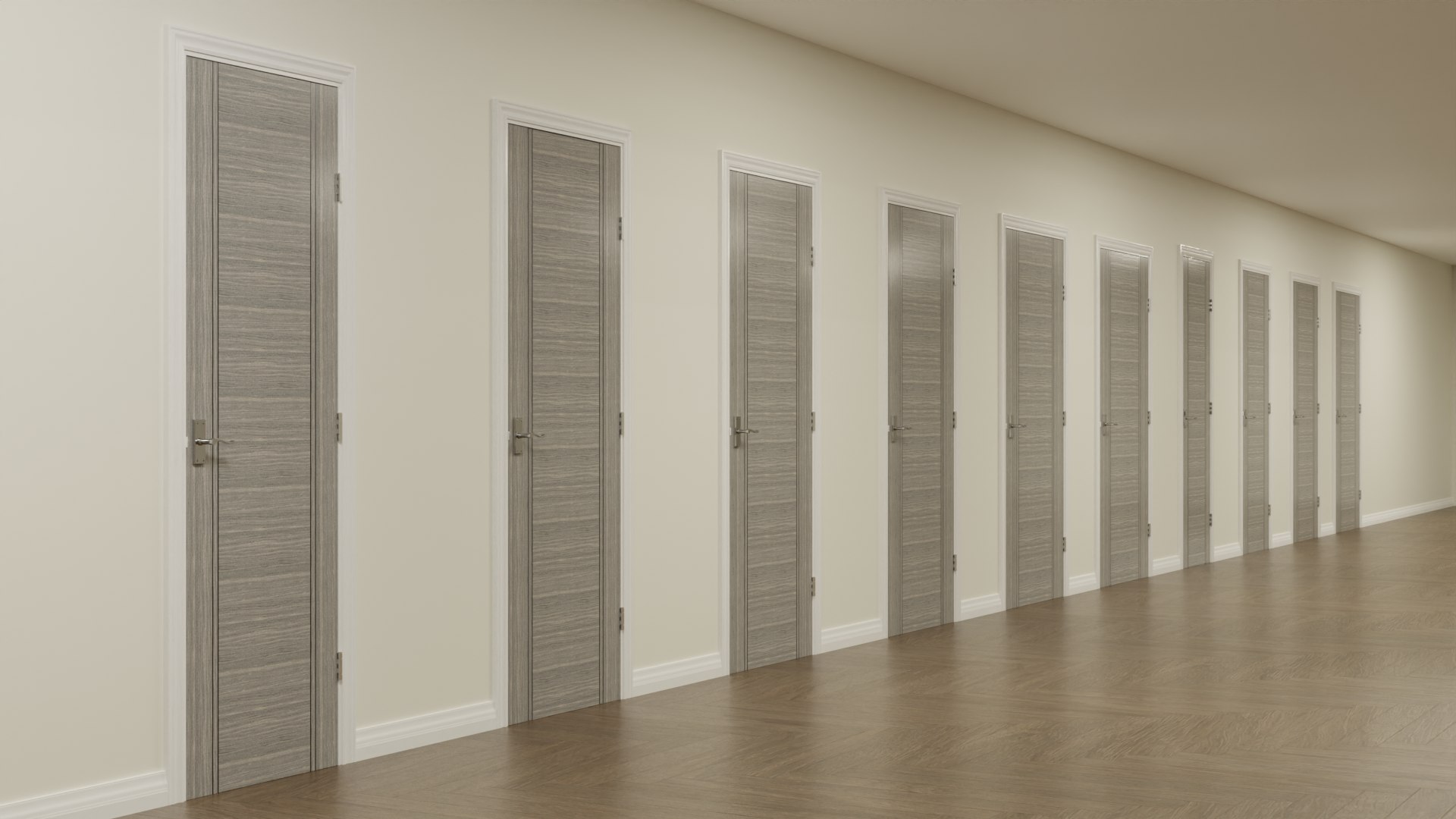 Seattle Interior Door Set 3D Model - TurboSquid 2019013
