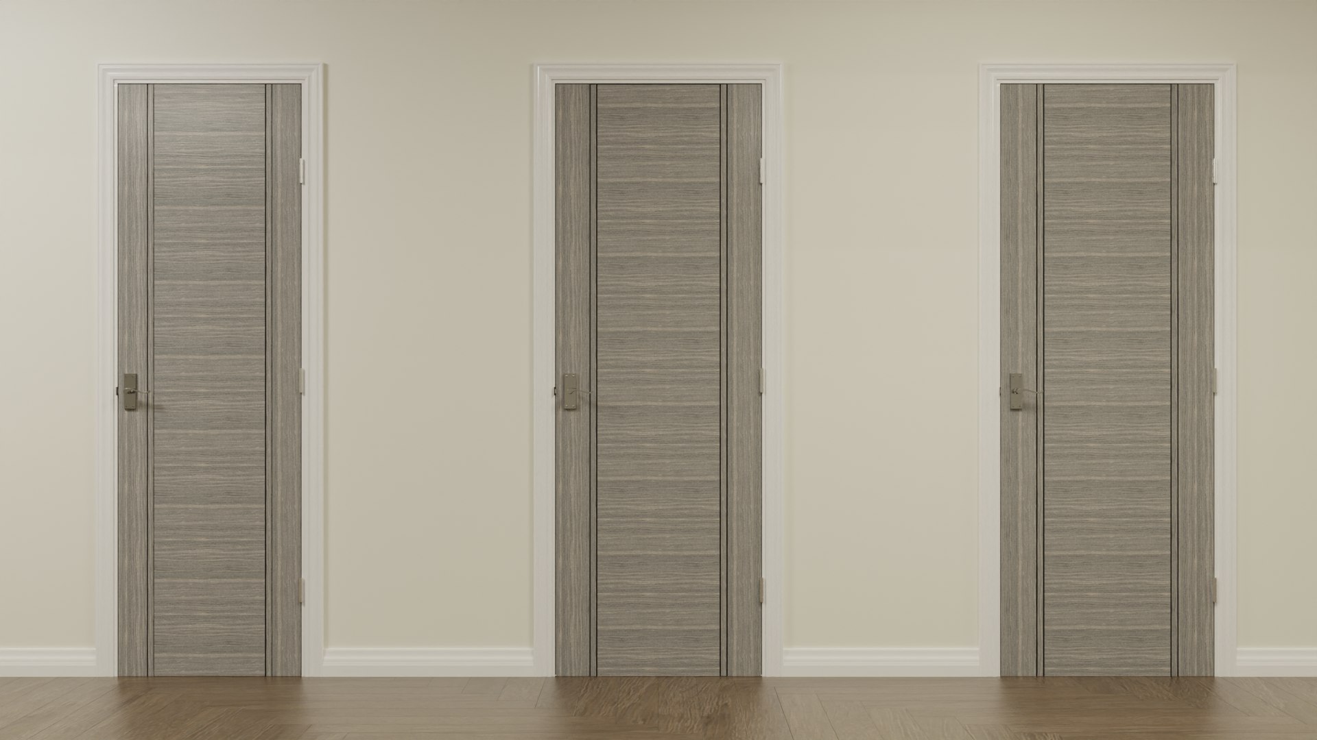 Seattle Interior Door Set 3D Model - TurboSquid 2019013