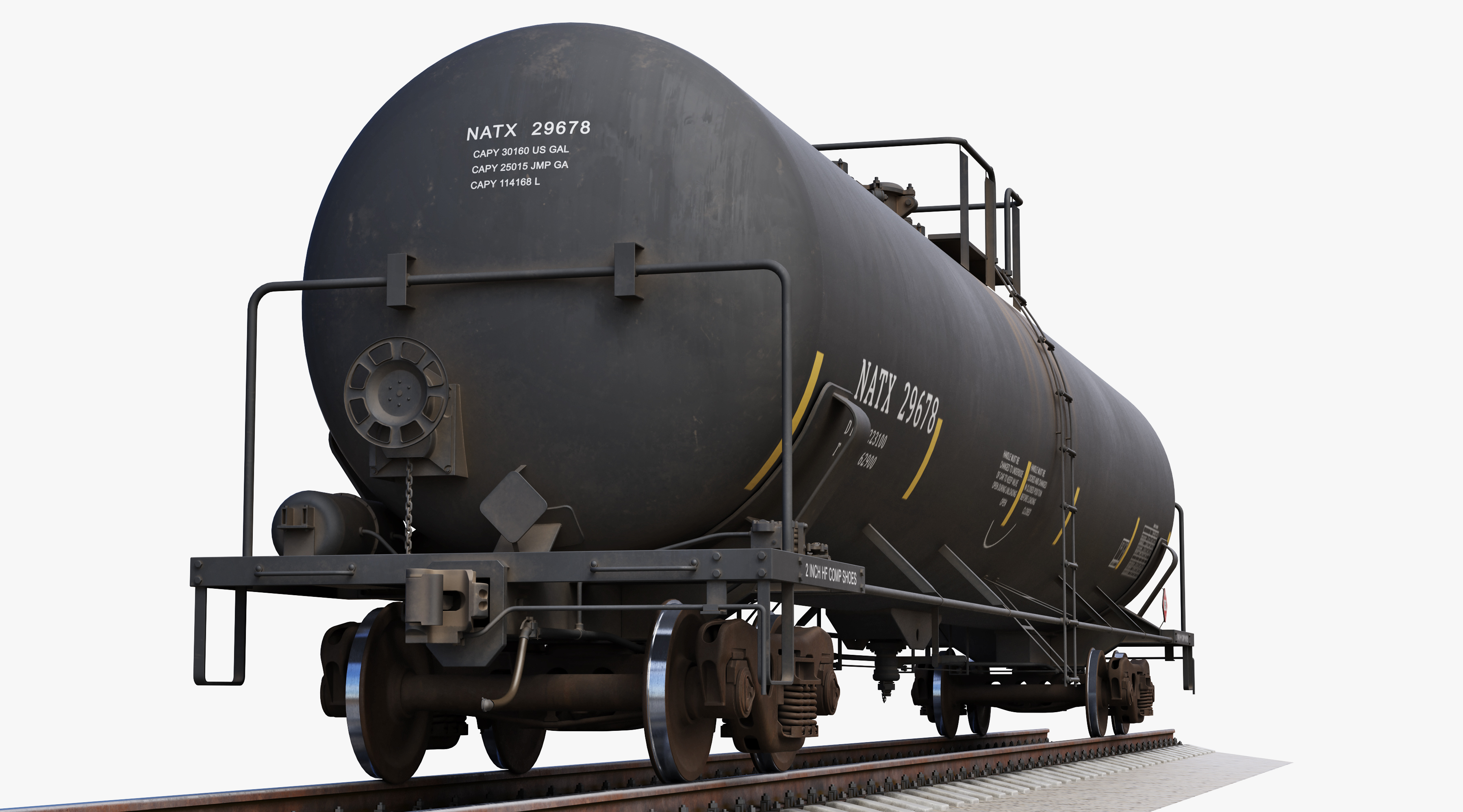 modelo 3d Tank Car T108 - TurboSquid 1441851