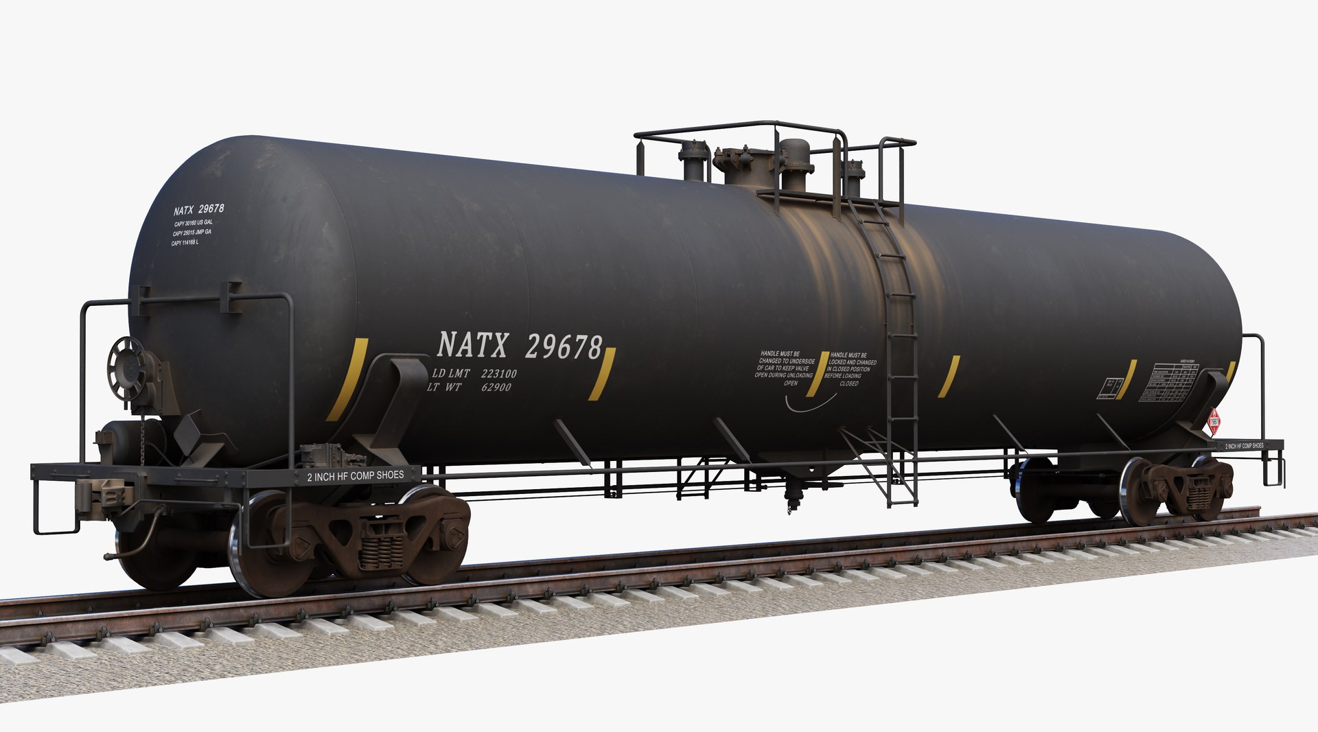 Tank Car T108 3D Model - TurboSquid 1441851