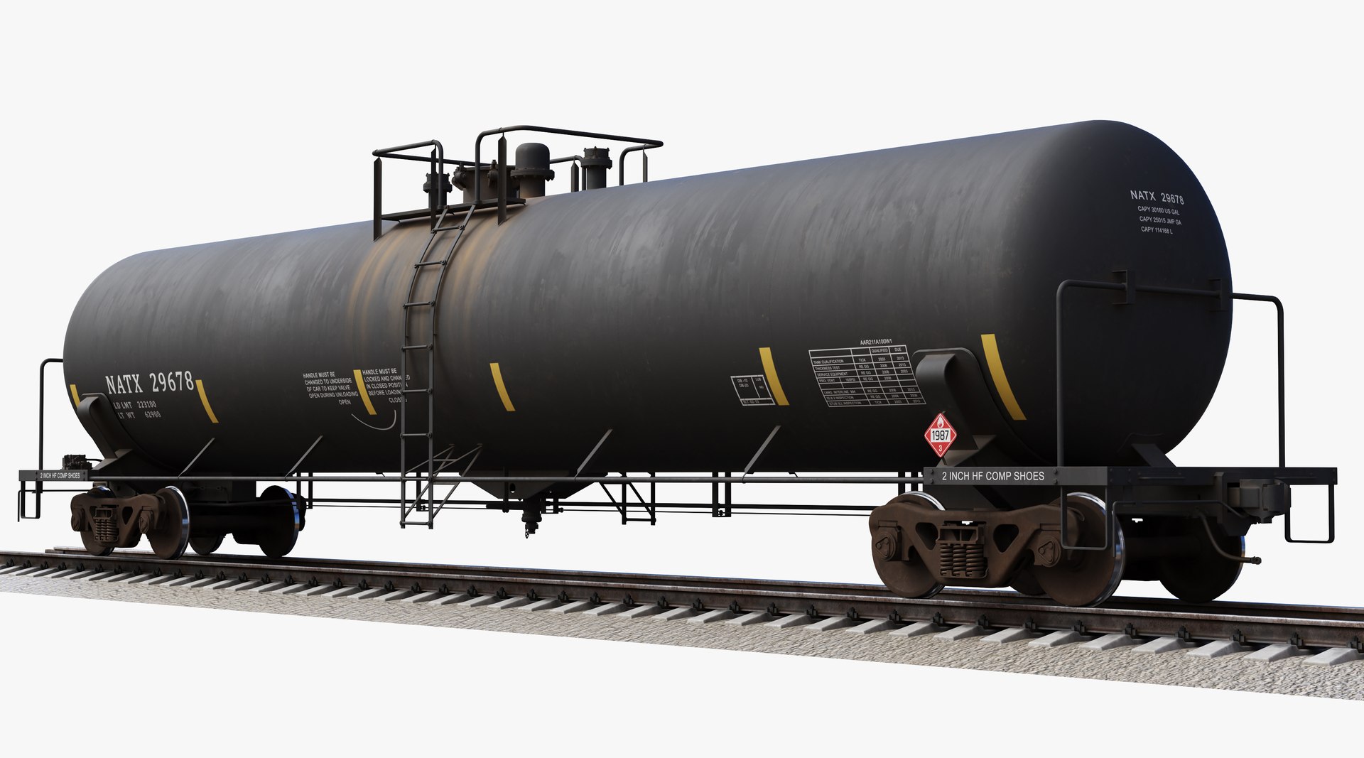 Tank Car T108 3D Model - TurboSquid 1441851