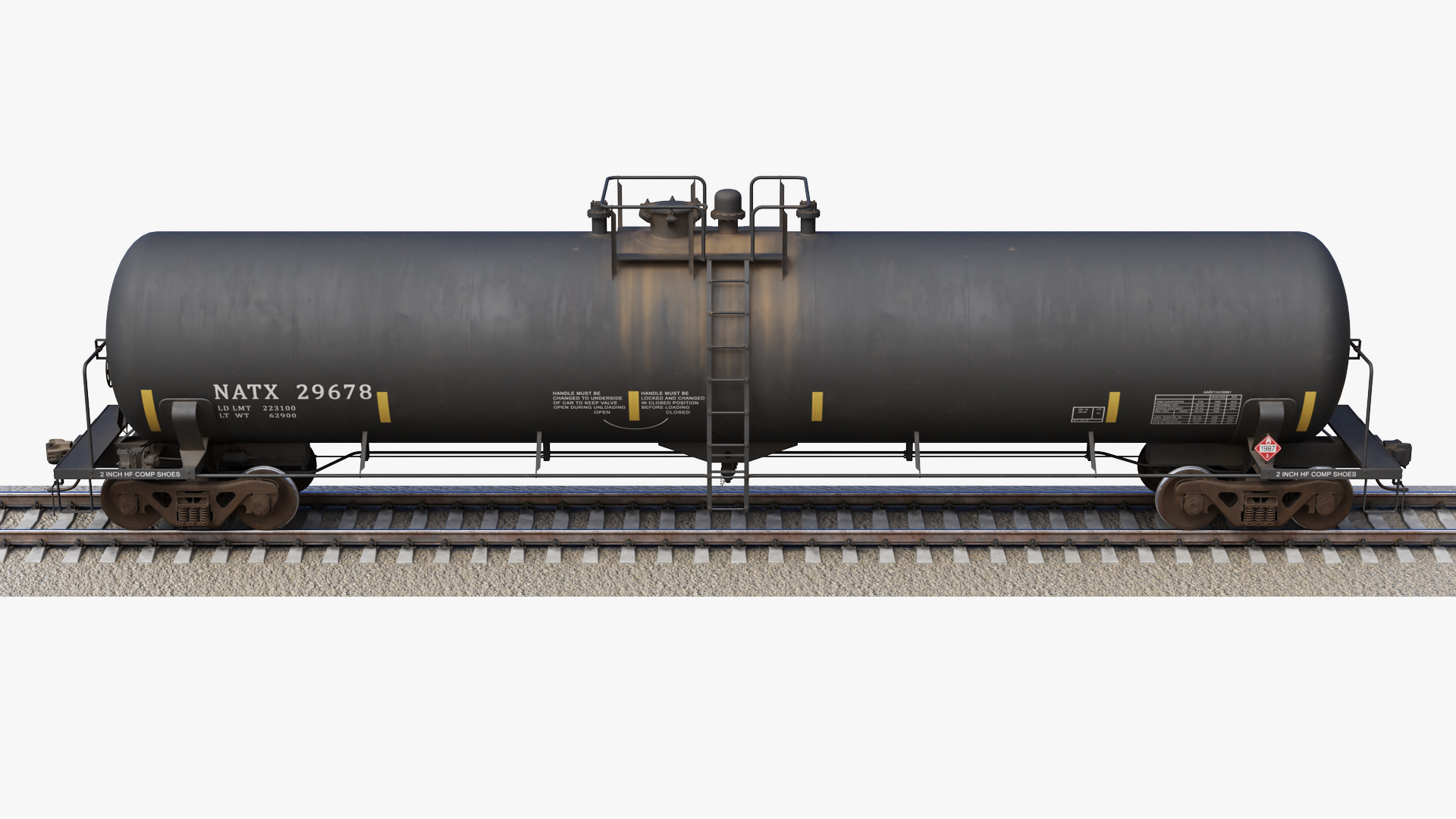 Tank Car T108 3D Model - TurboSquid 1441851