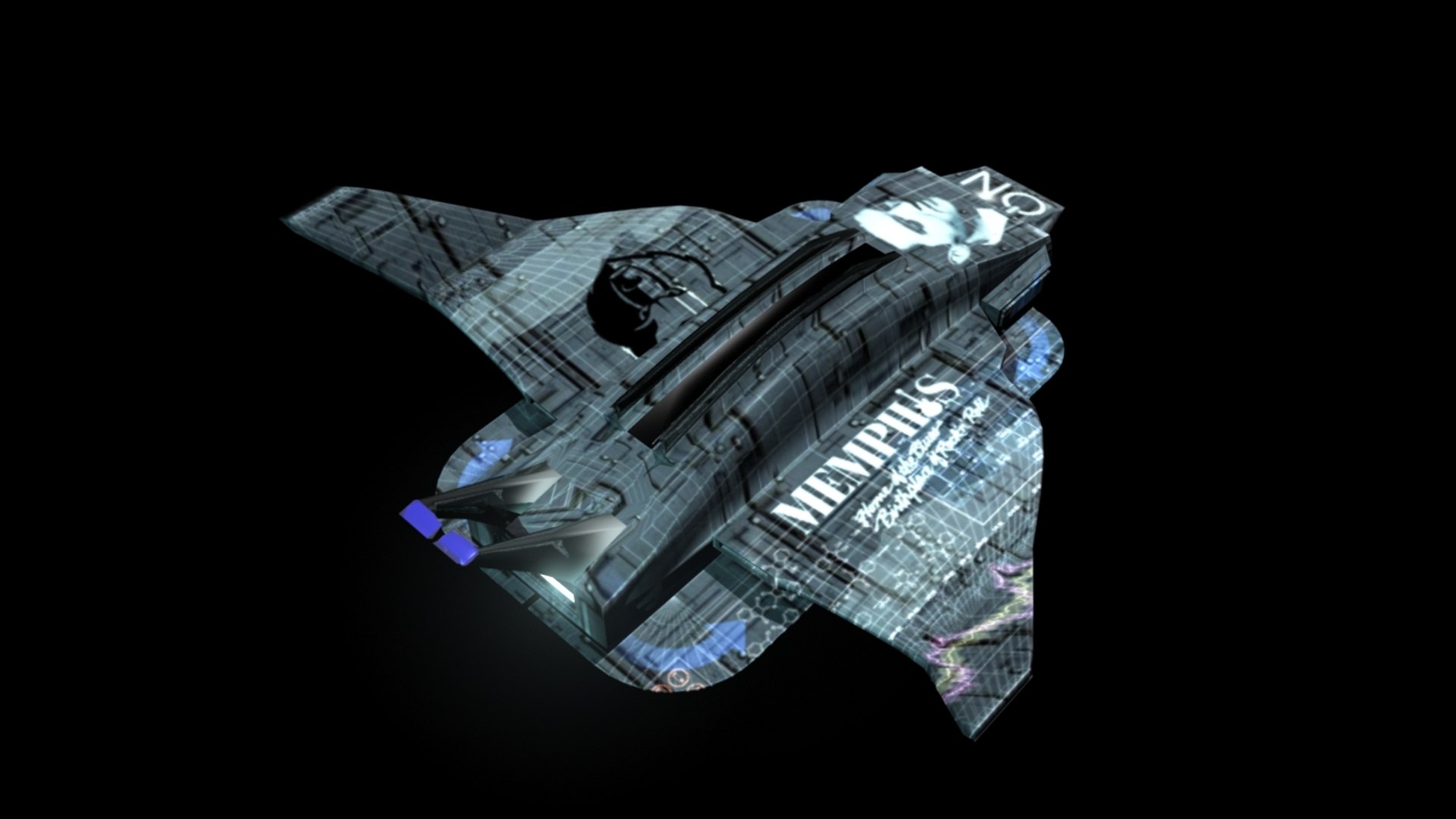 3D Model M1 Fighter Space - TurboSquid 1330764