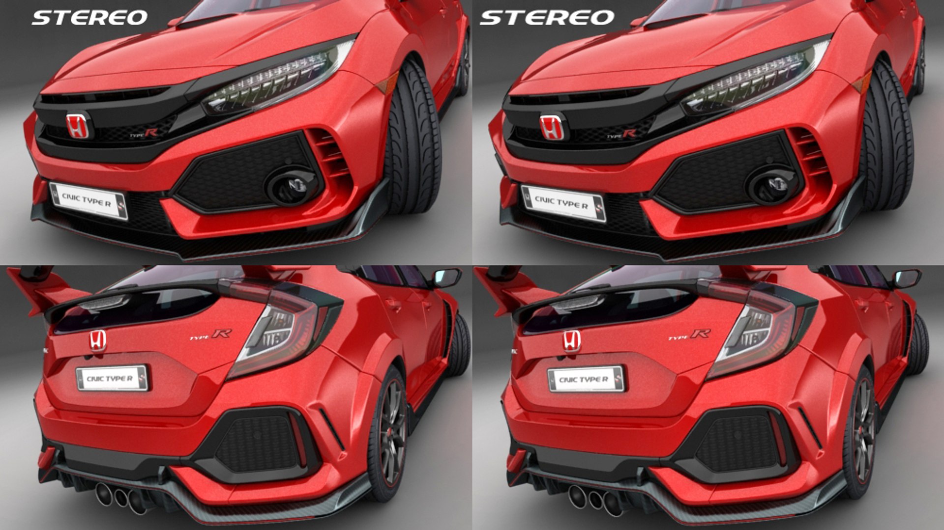 Honda Civic Type R 3D - TurboSquid 1294284