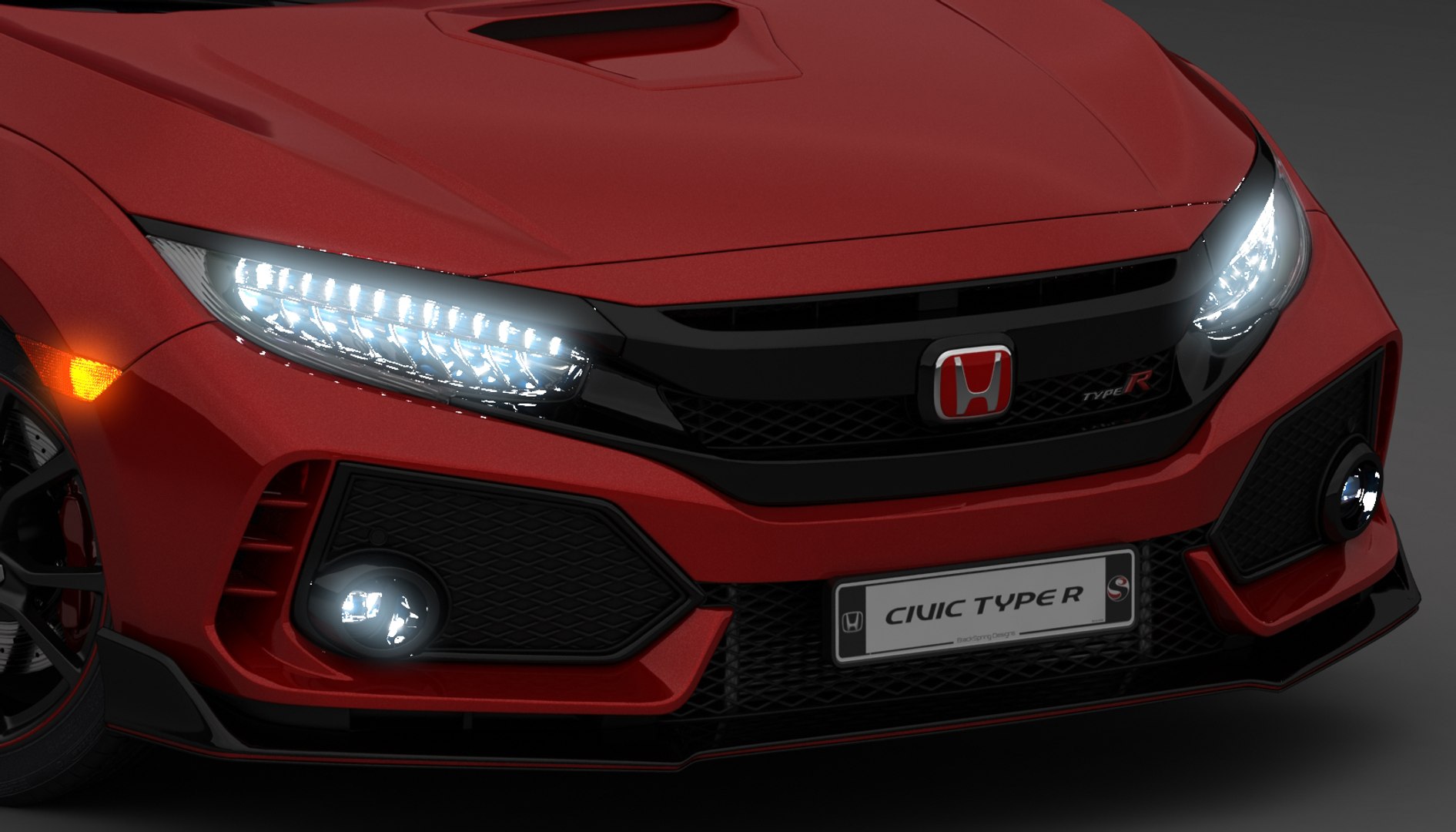 Honda Civic Type R 3D - TurboSquid 1294284