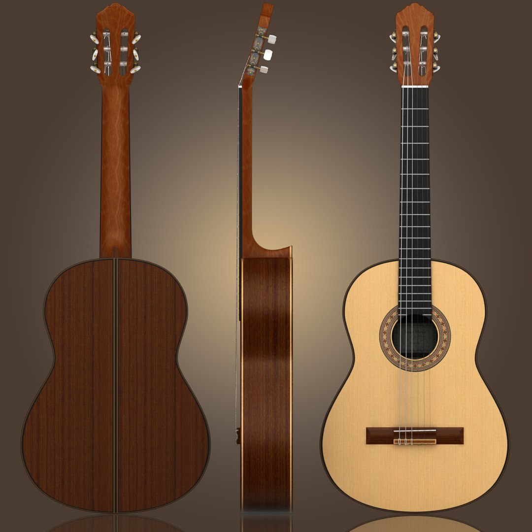 3d Classical Guitar
